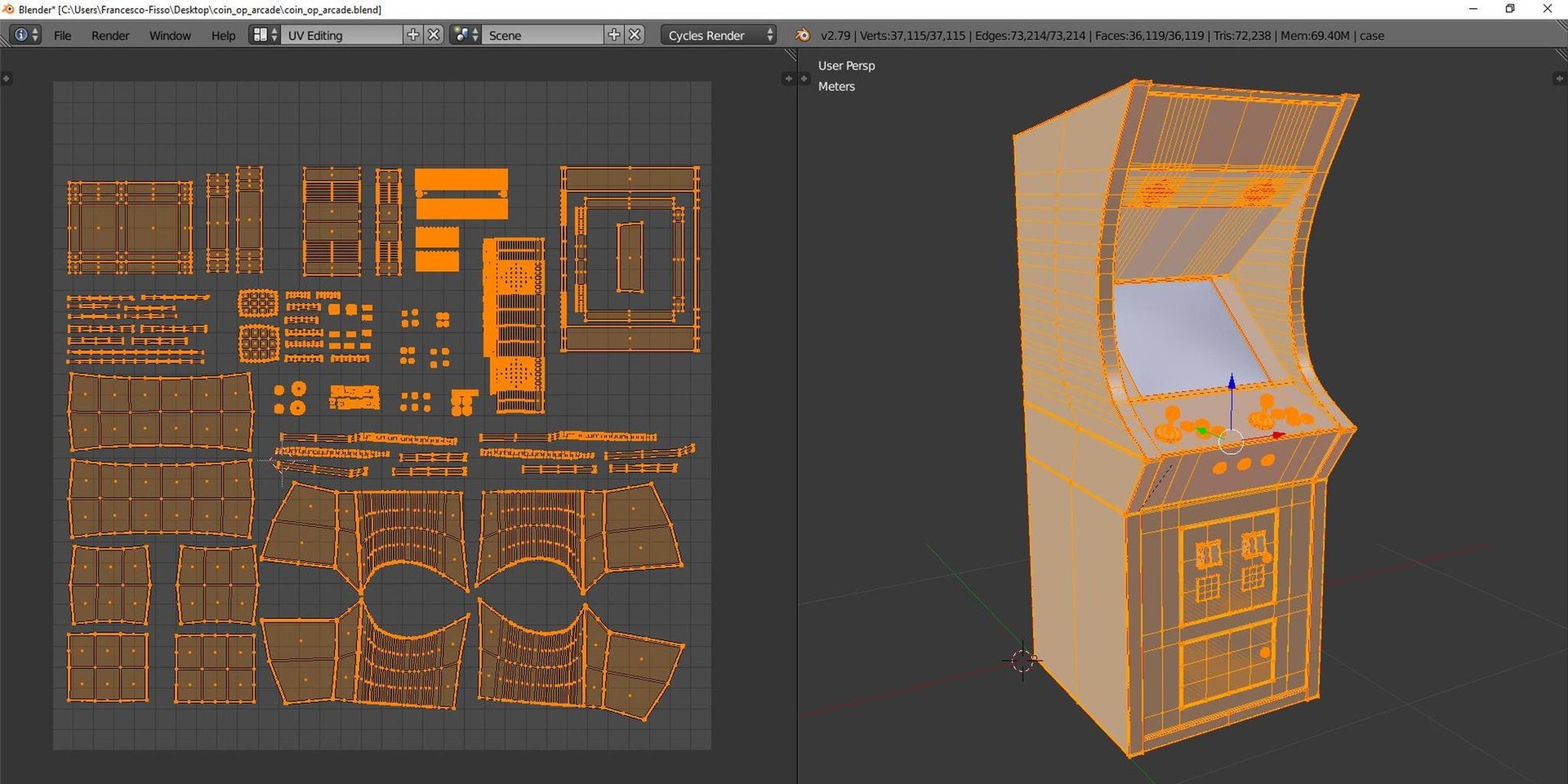 Coin-op Arcade Machine 3D Model - TurboSquid 1344947