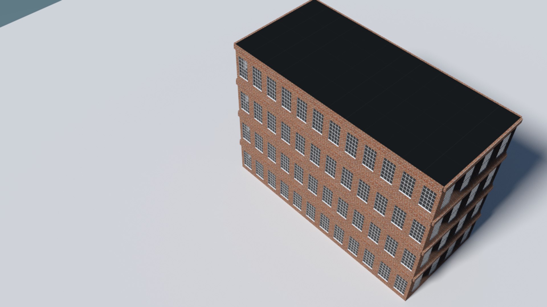 Brick Building 3D Model - TurboSquid 1187451