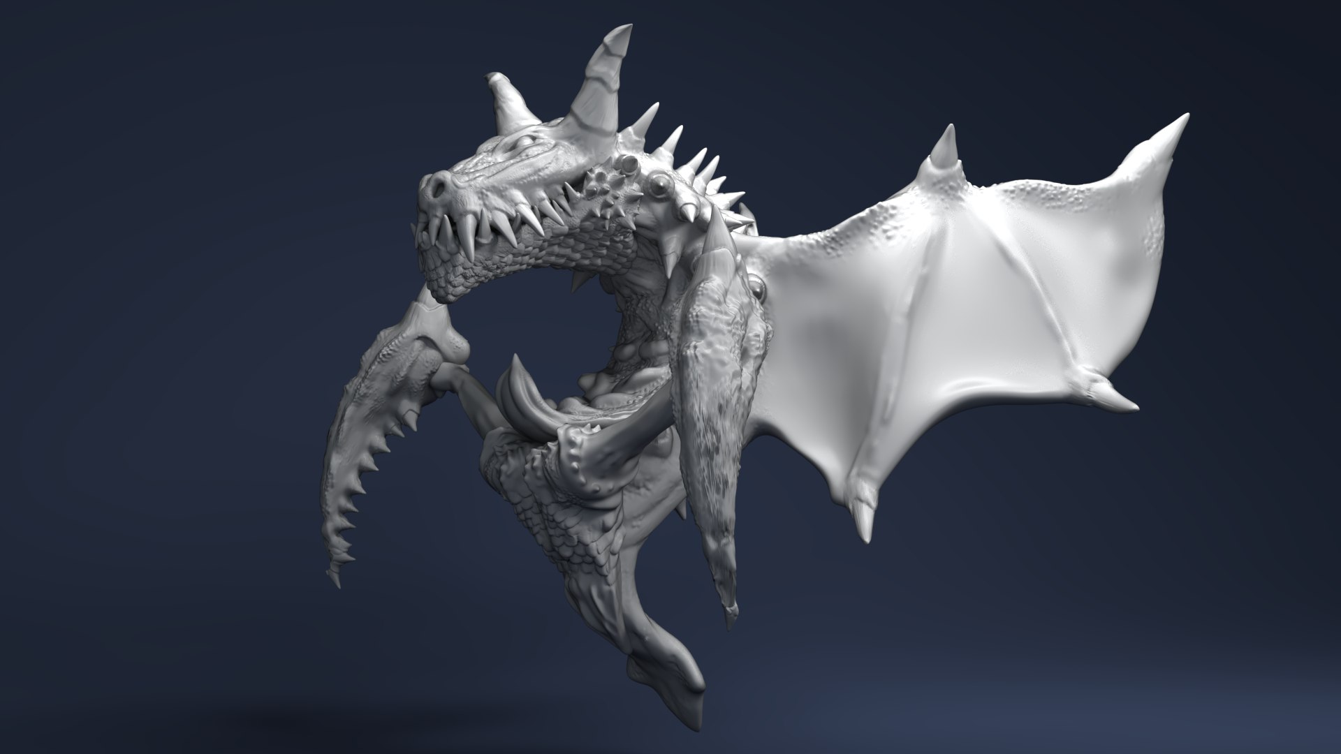 Dragon Larve 3D model - TurboSquid 1842904