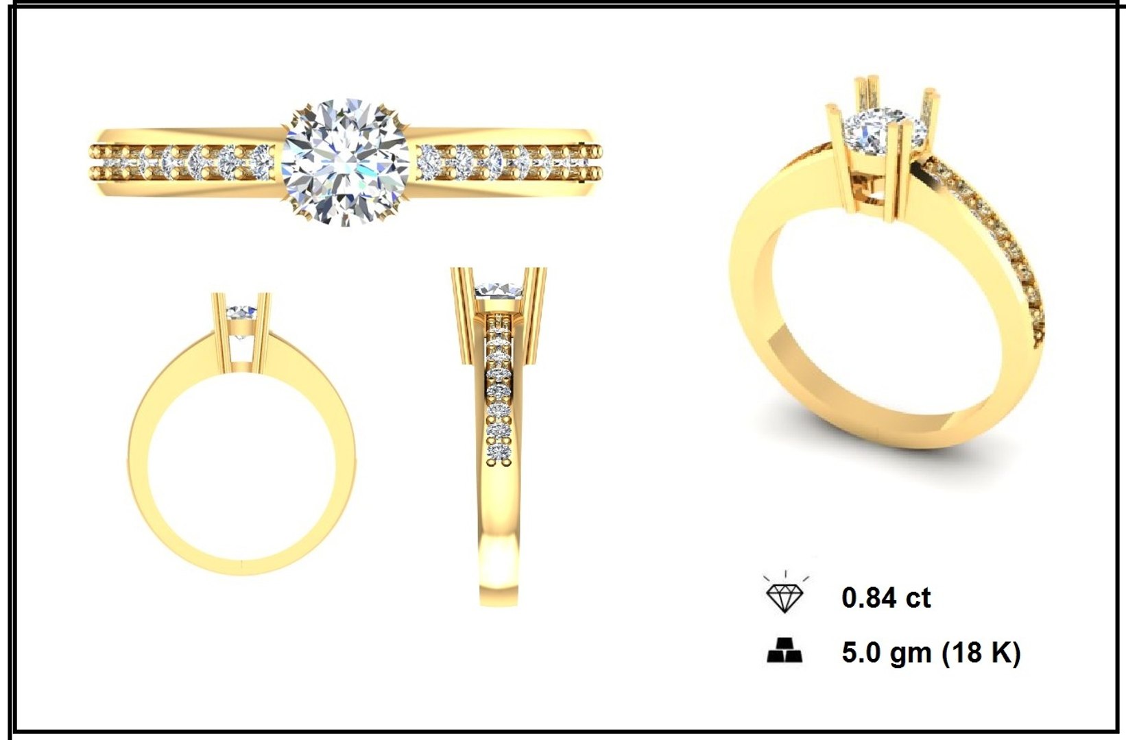 3D Model Ladies Ring - TurboSquid 1587243