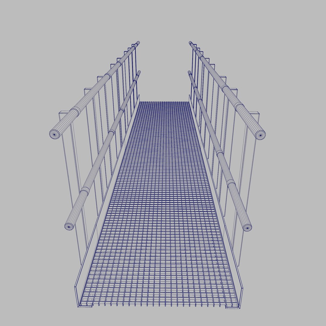3D Industrial Stair Platform Collection - TurboSquid 2341973