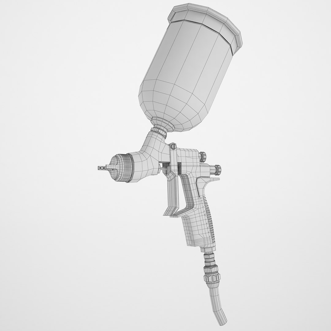 3D Model Spray Gun - TurboSquid 1580304