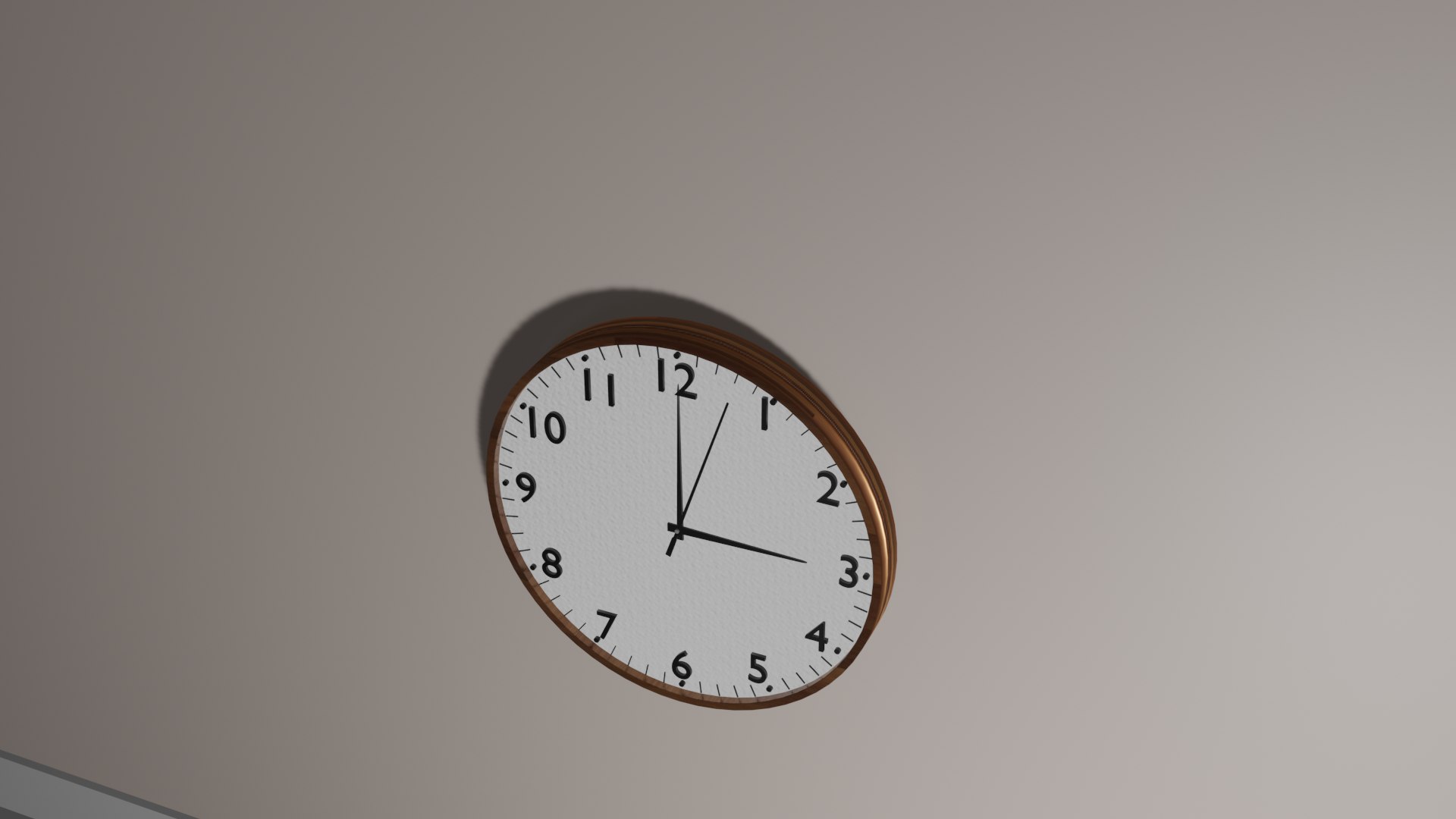 Free 3D Wall Clock - TurboSquid 1780639