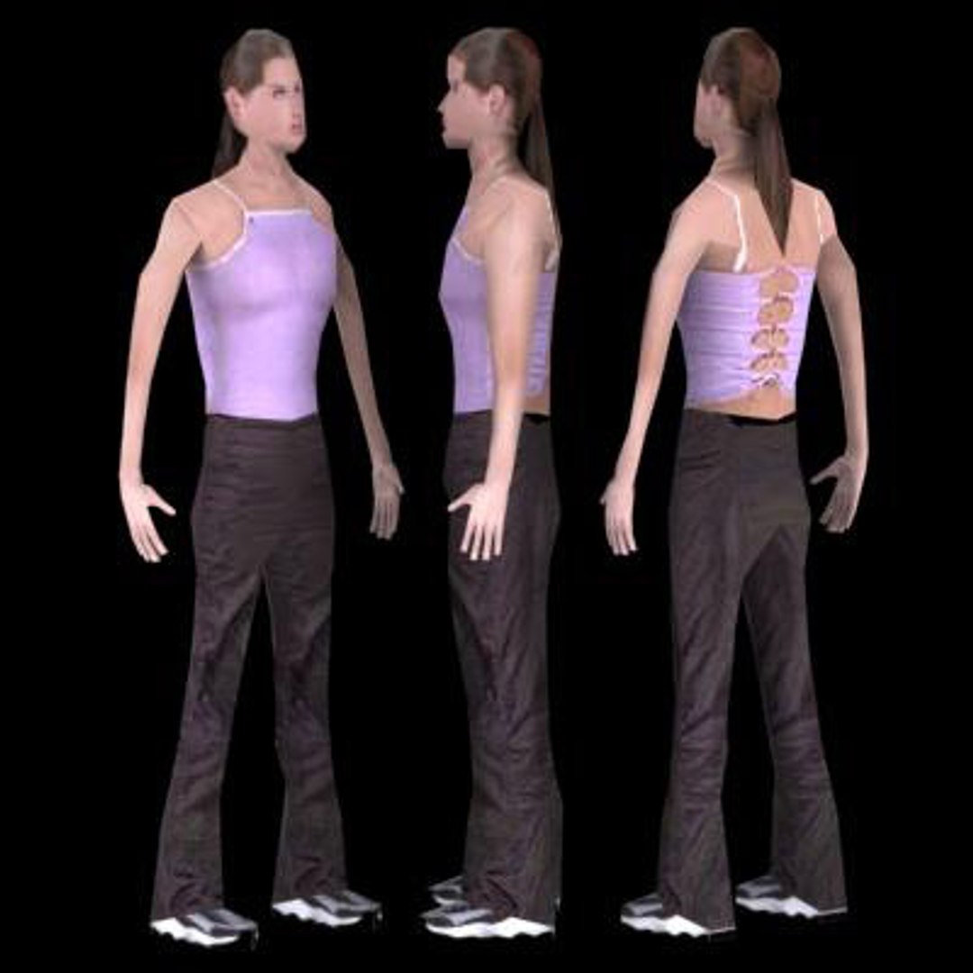 Human Character 3d Model