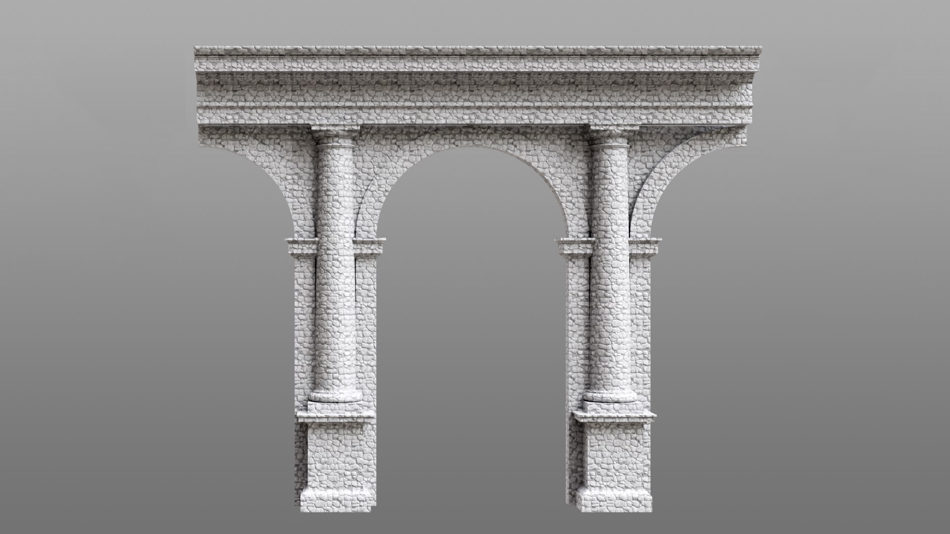 3D Ancient Wall 2 Model - TurboSquid 2220197