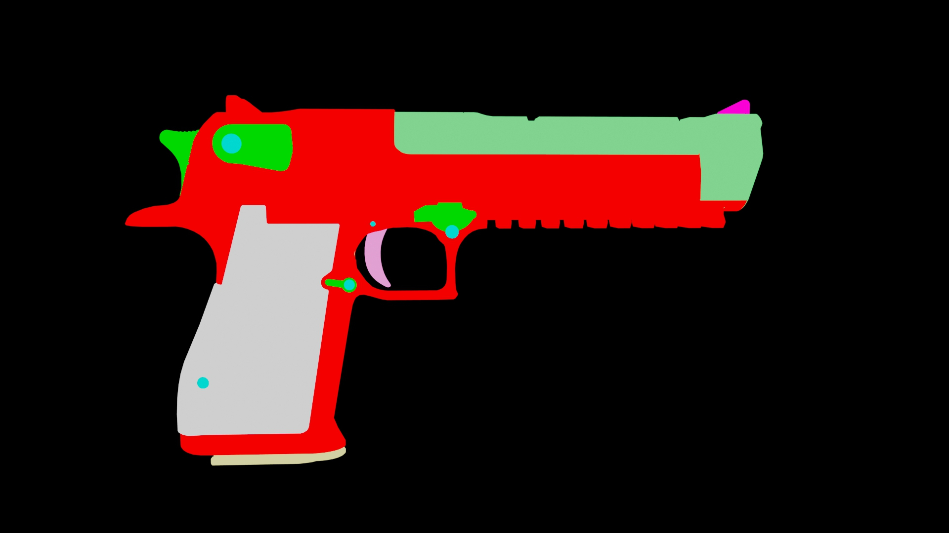 3D Counter Strike 2 Desert Eagle With Texture Sets Done Ready To Be ...