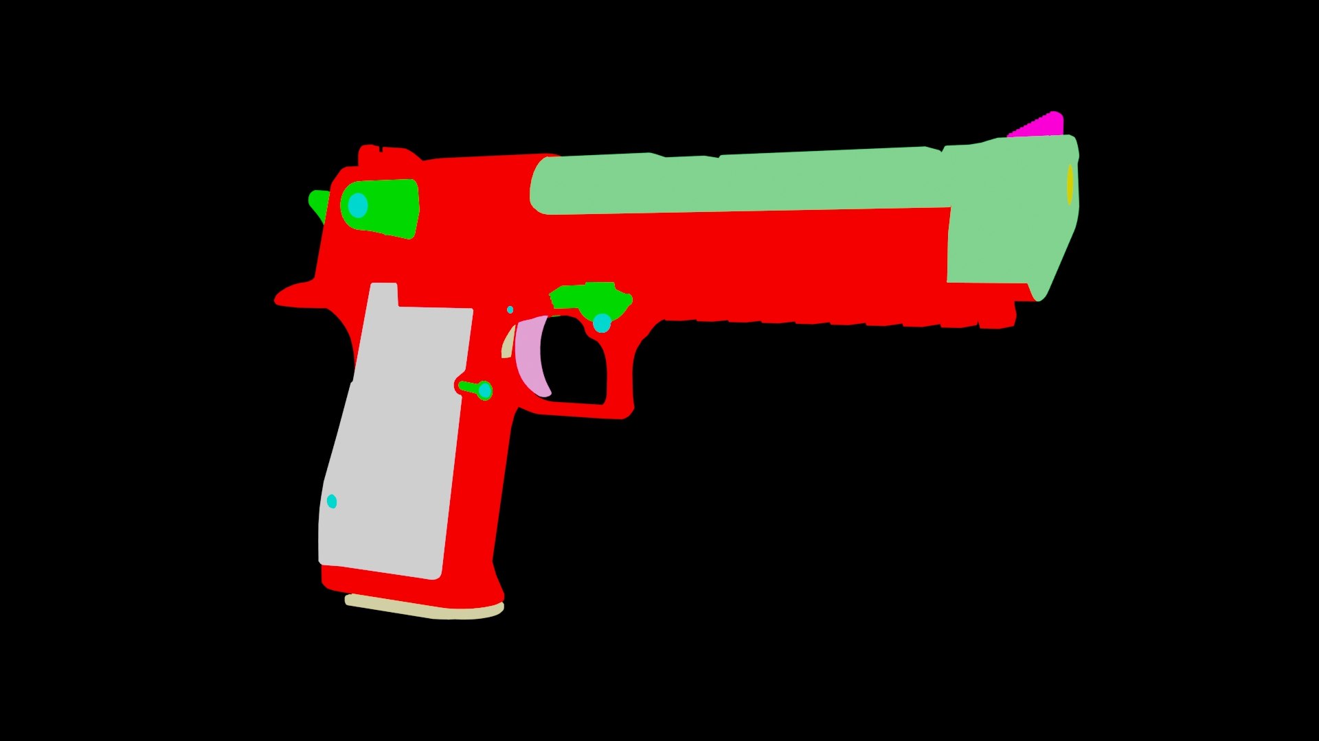 3D Counter Strike 2 Desert Eagle With Texture Sets Done Ready To Be ...