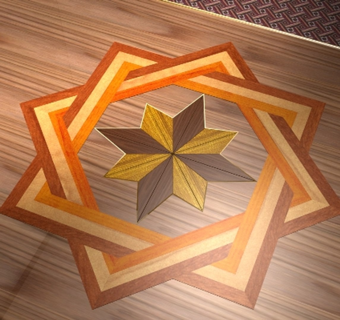 3d Floor Inlay Model