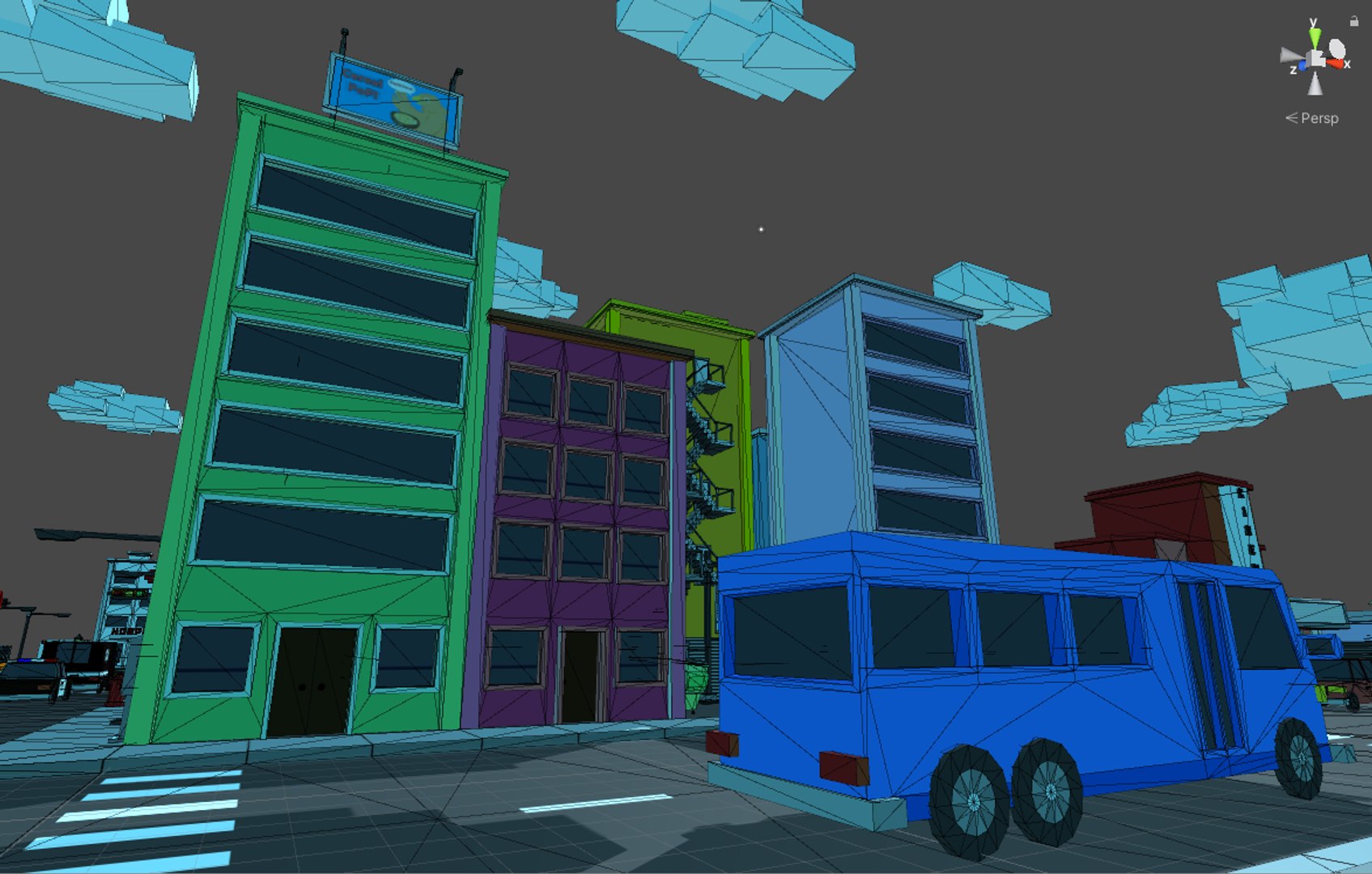City Prefabs Unity 3D Model - TurboSquid 1534010