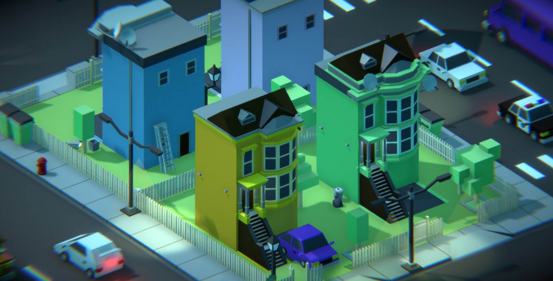 City Prefabs Unity 3D Model - TurboSquid 1534010