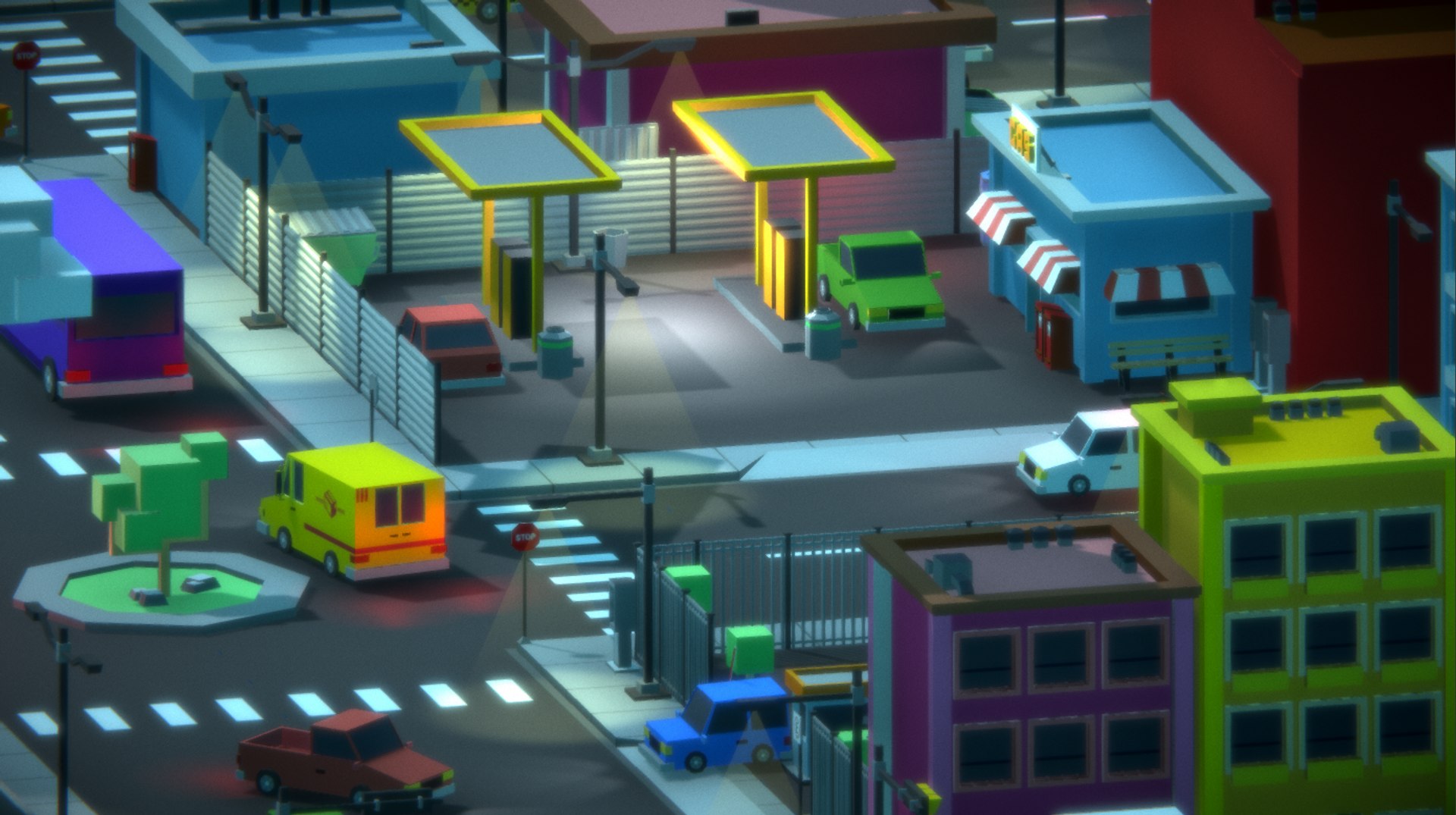 City Prefabs Unity 3D Model - TurboSquid 1534010