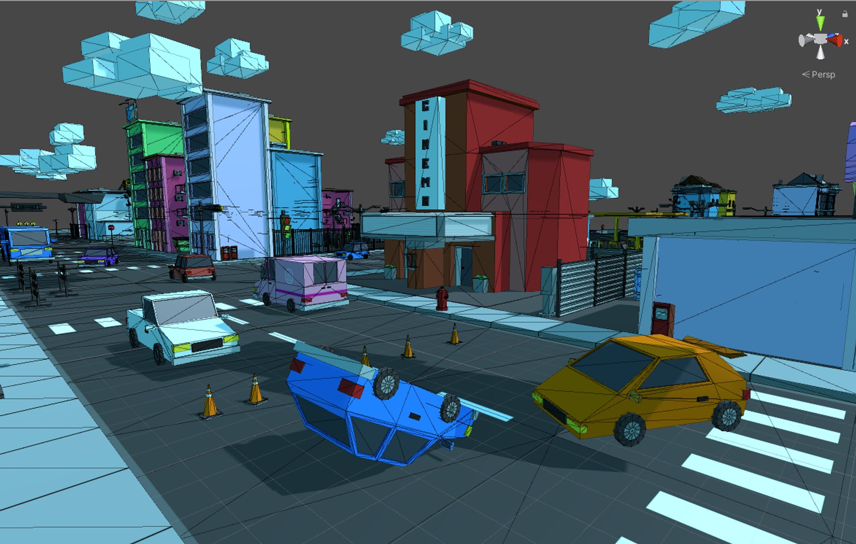 City Prefabs Unity 3D Model - TurboSquid 1534010