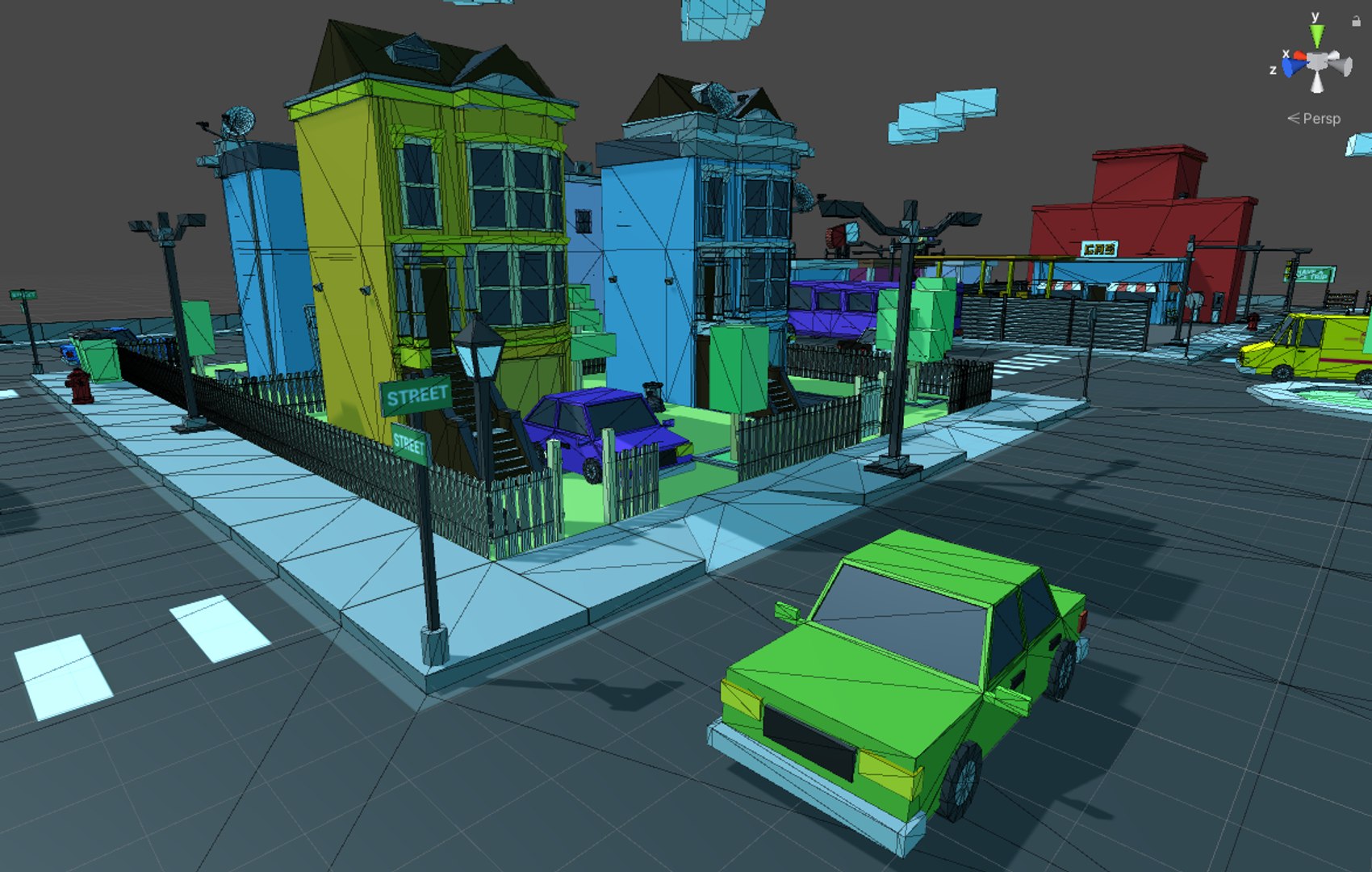 City Prefabs Unity 3D Model - TurboSquid 1534010