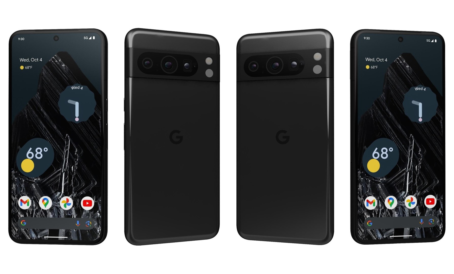 Google Pixel 8 Pro Obsidian Black Model - TurboSquid 2132005