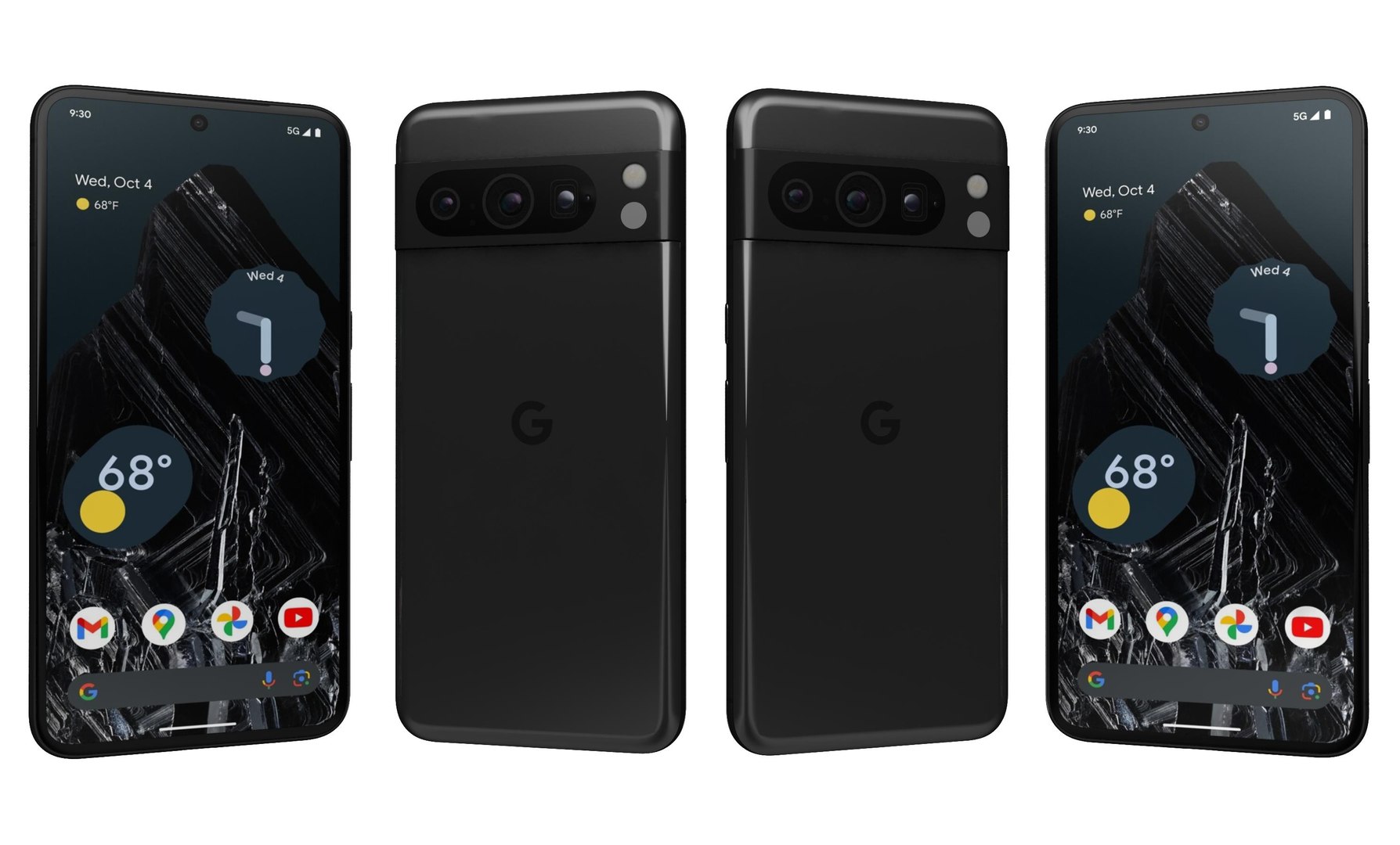Google Pixel 8 Pro Obsidian Black Model - TurboSquid 2132005