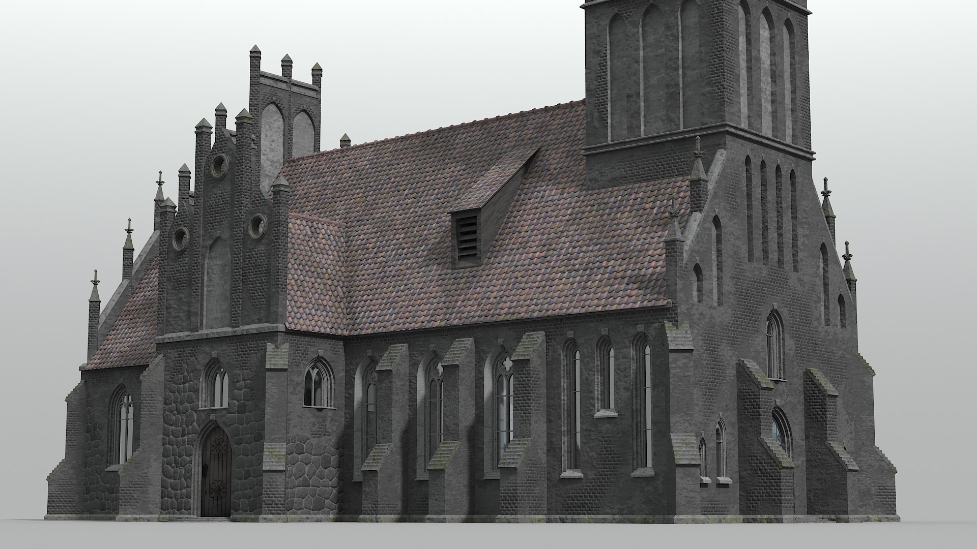Gothic Church 3D Model - TurboSquid 1903454