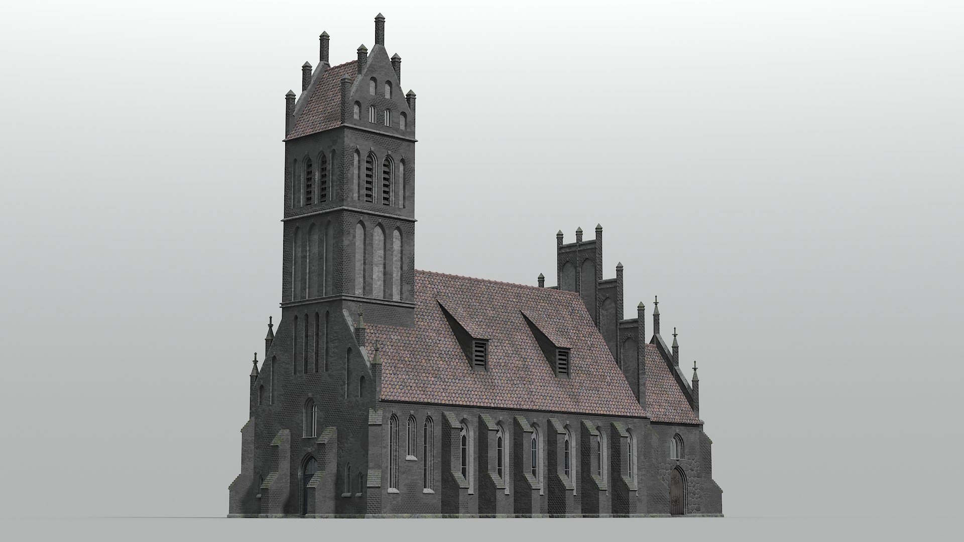 Gothic Church 3D Model - TurboSquid 1903454