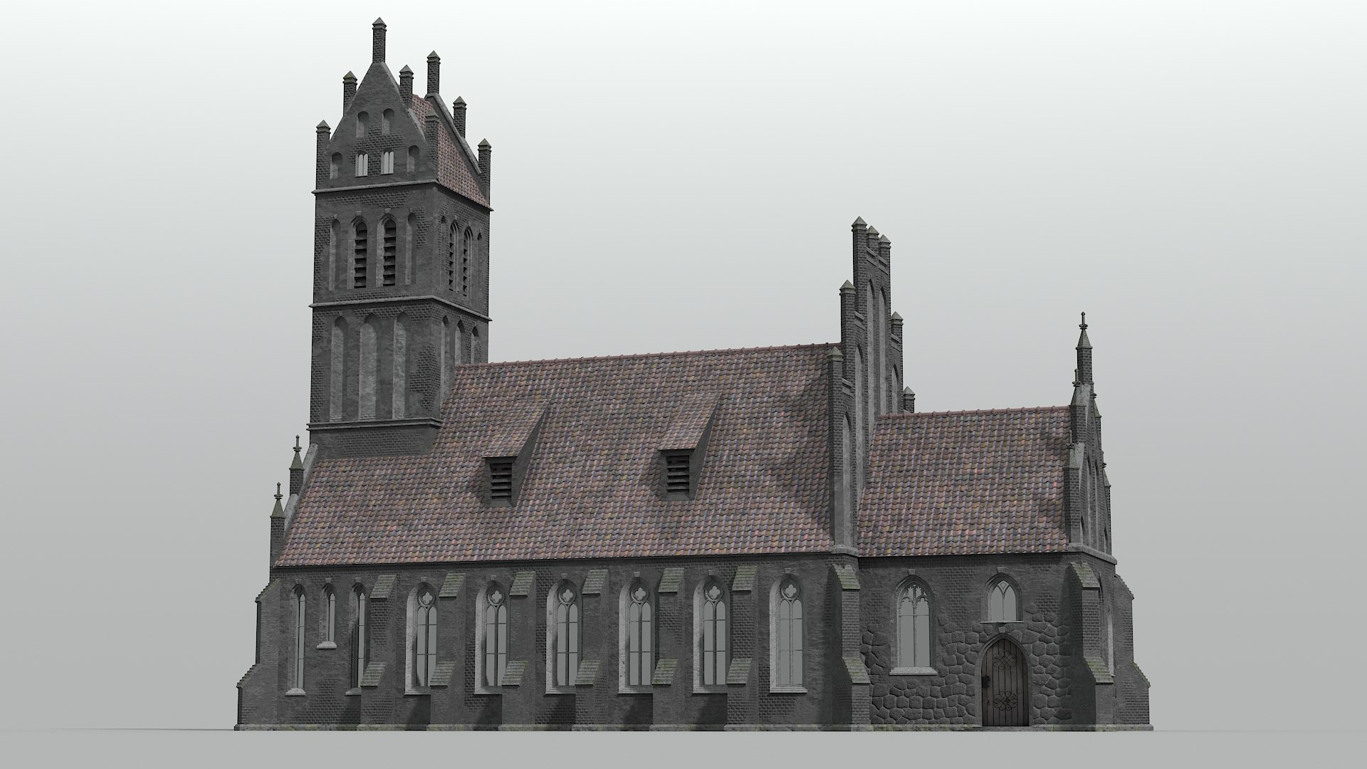 Gothic Church 3D Model - TurboSquid 1903454