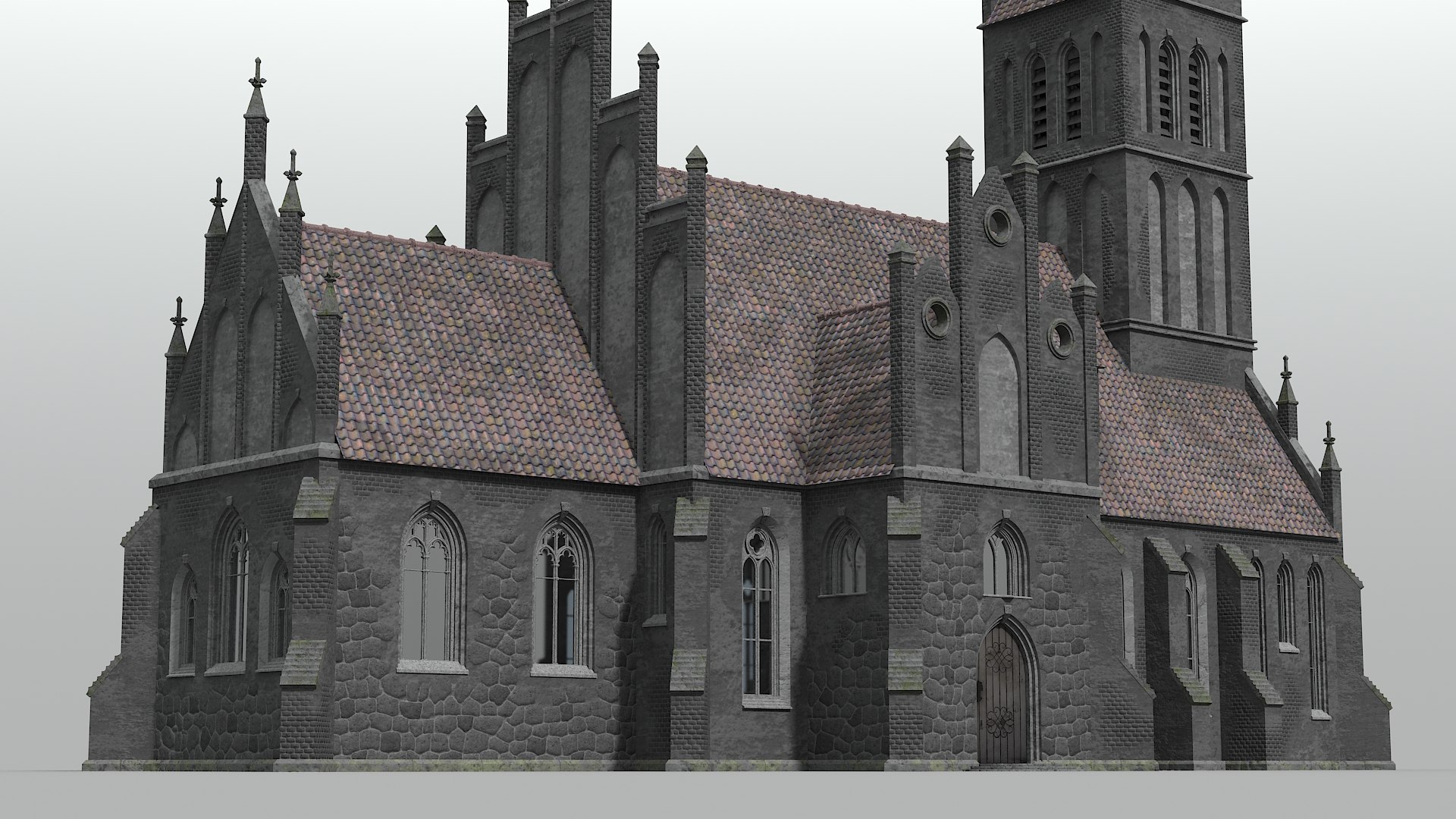 Gothic Church 3D Model - TurboSquid 1903454