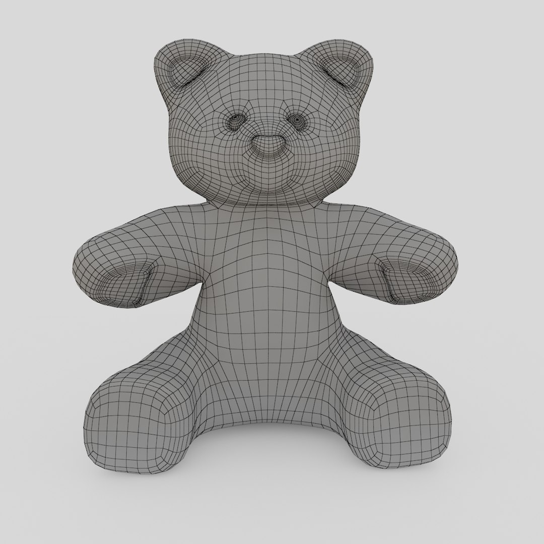 Toy bear model - TurboSquid 1508892