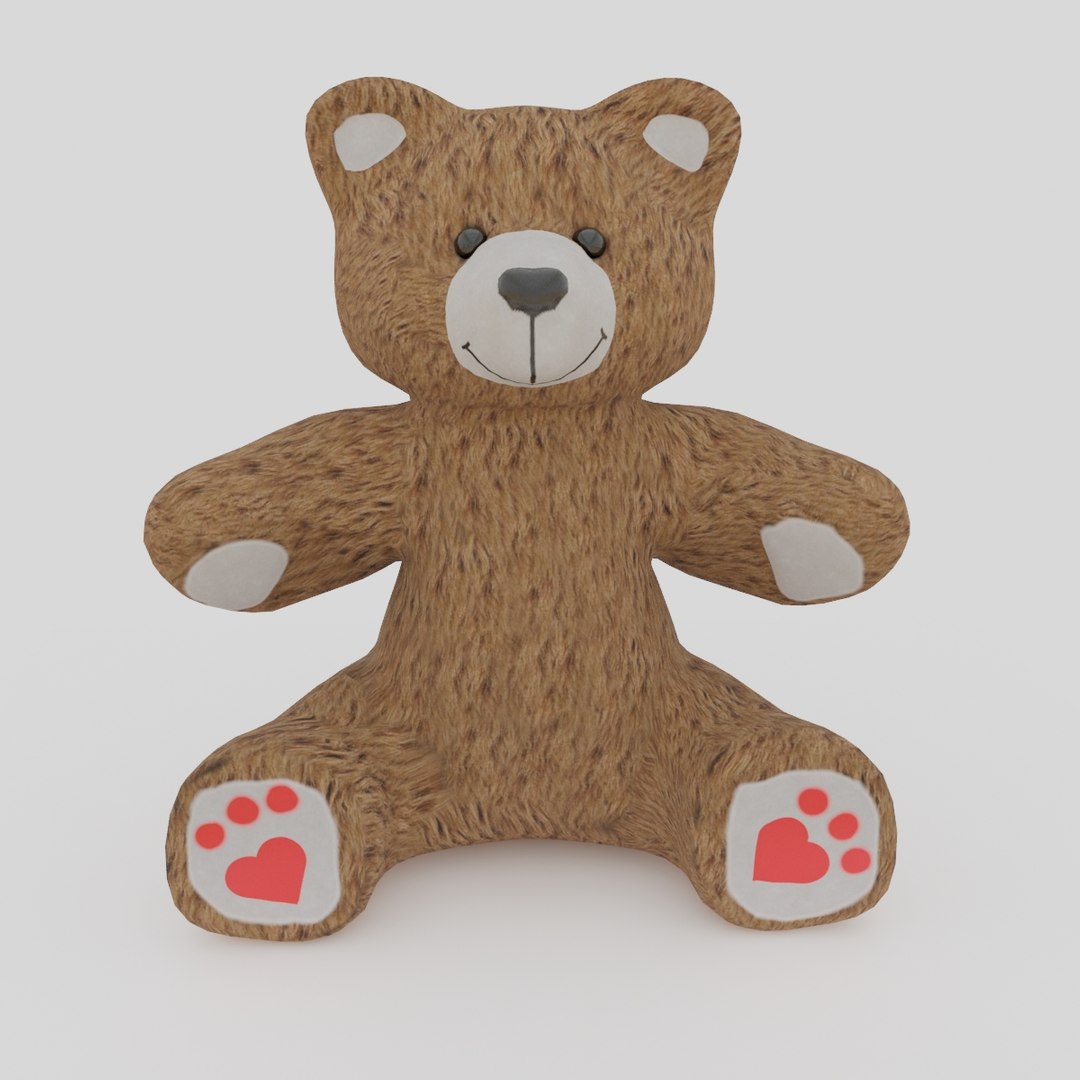 Toy bear model - TurboSquid 1508892