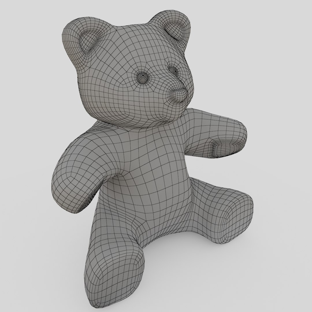 Toy bear model - TurboSquid 1508892
