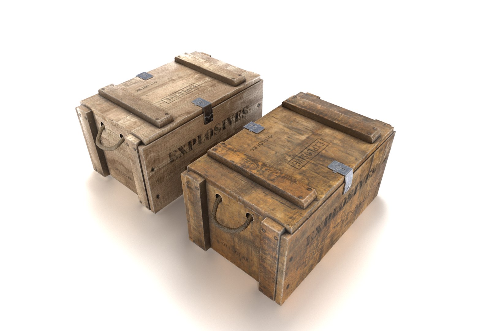 Crate Explosives 3D Model - TurboSquid 1266758