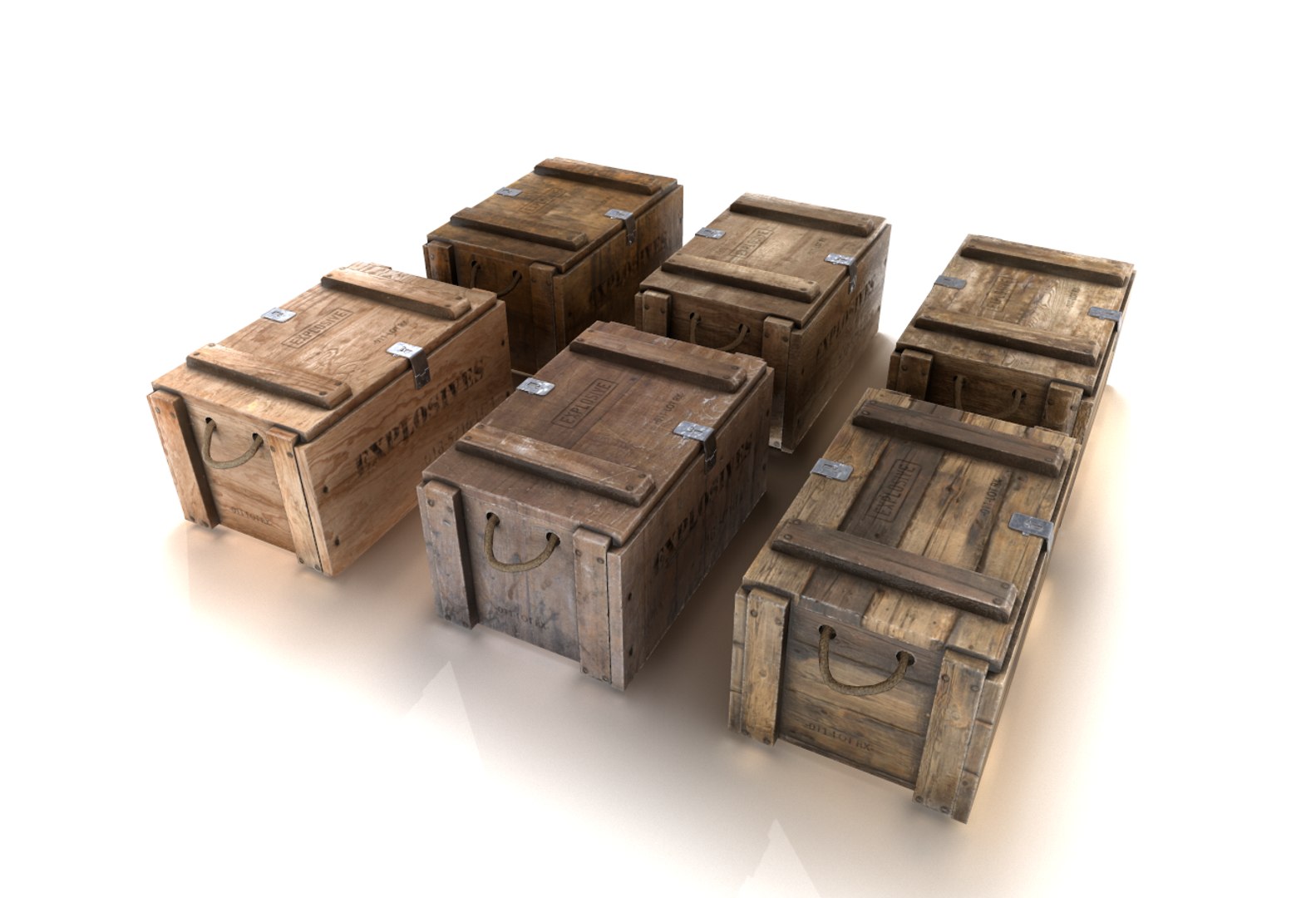 Crate Explosives 3D Model - TurboSquid 1266758