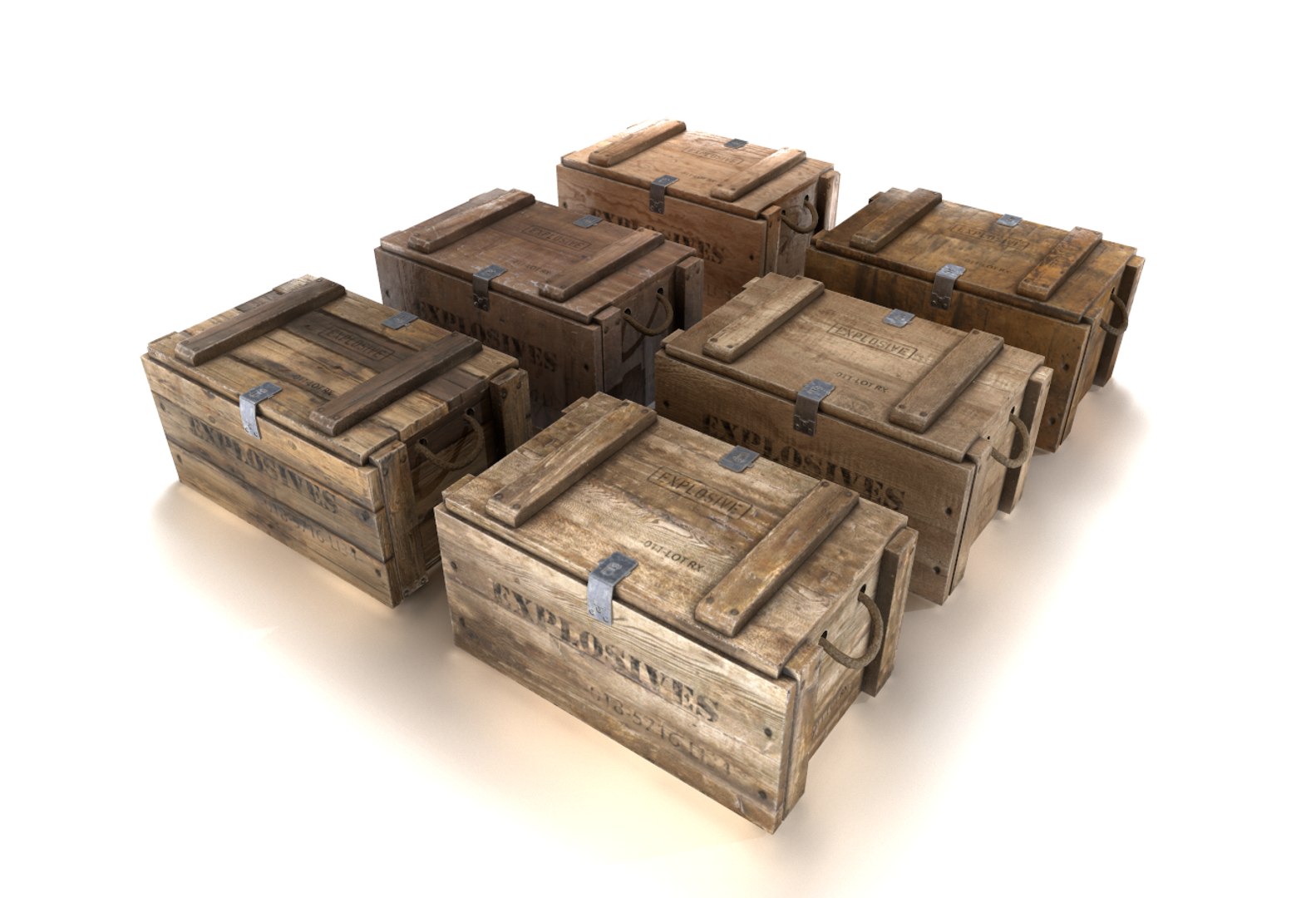 Crate Explosives 3D Model - TurboSquid 1266758