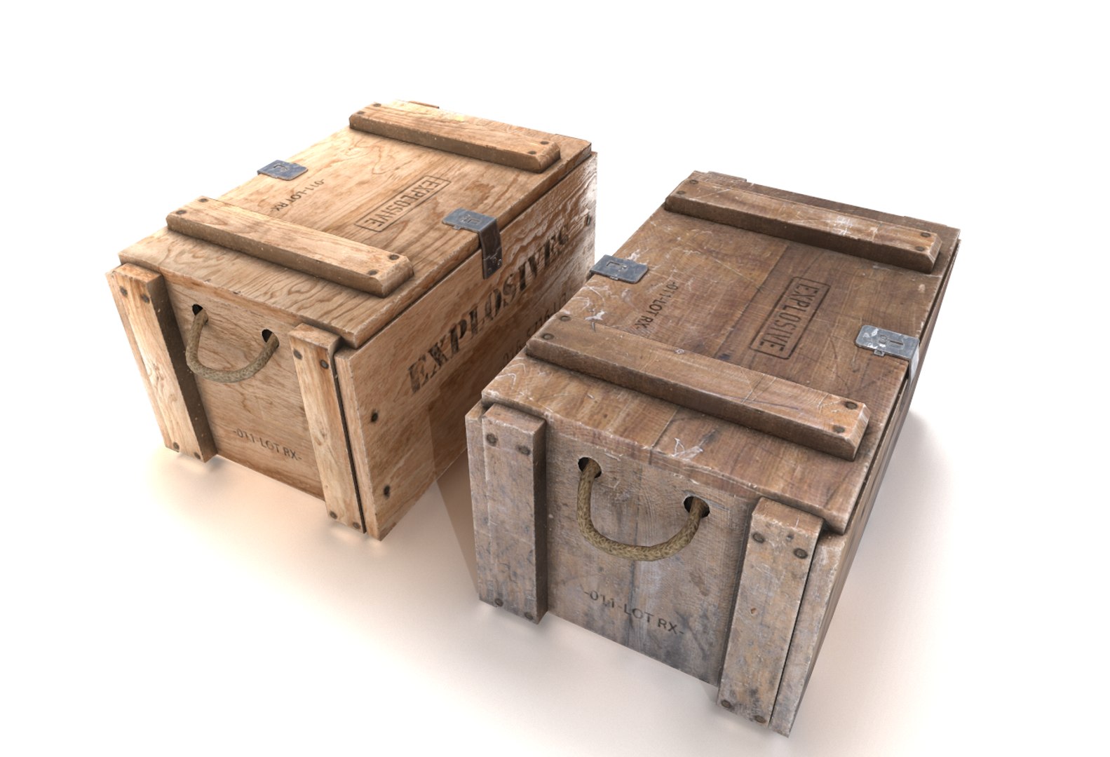 Crate Explosives 3D Model - TurboSquid 1266758