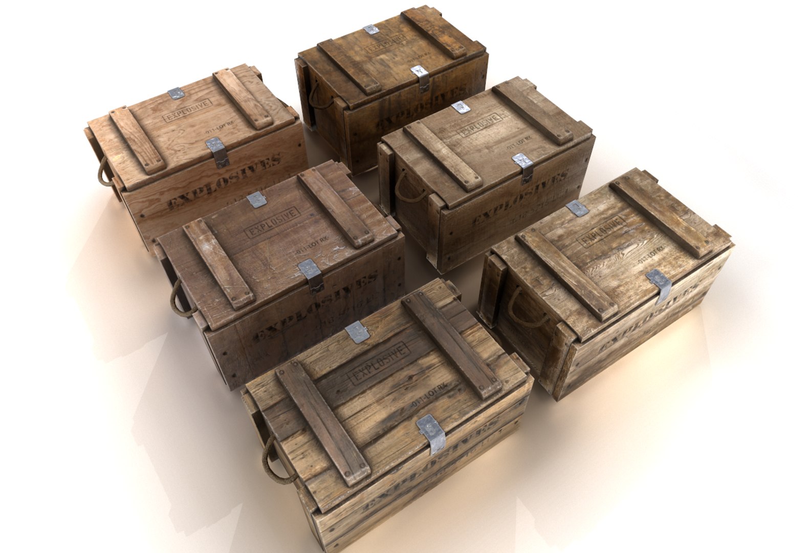 Crate Explosives 3D Model - TurboSquid 1266758