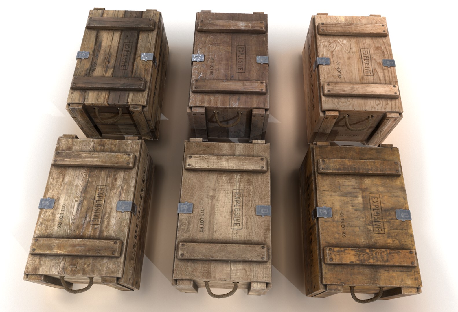 Crate Explosives 3D Model - TurboSquid 1266758