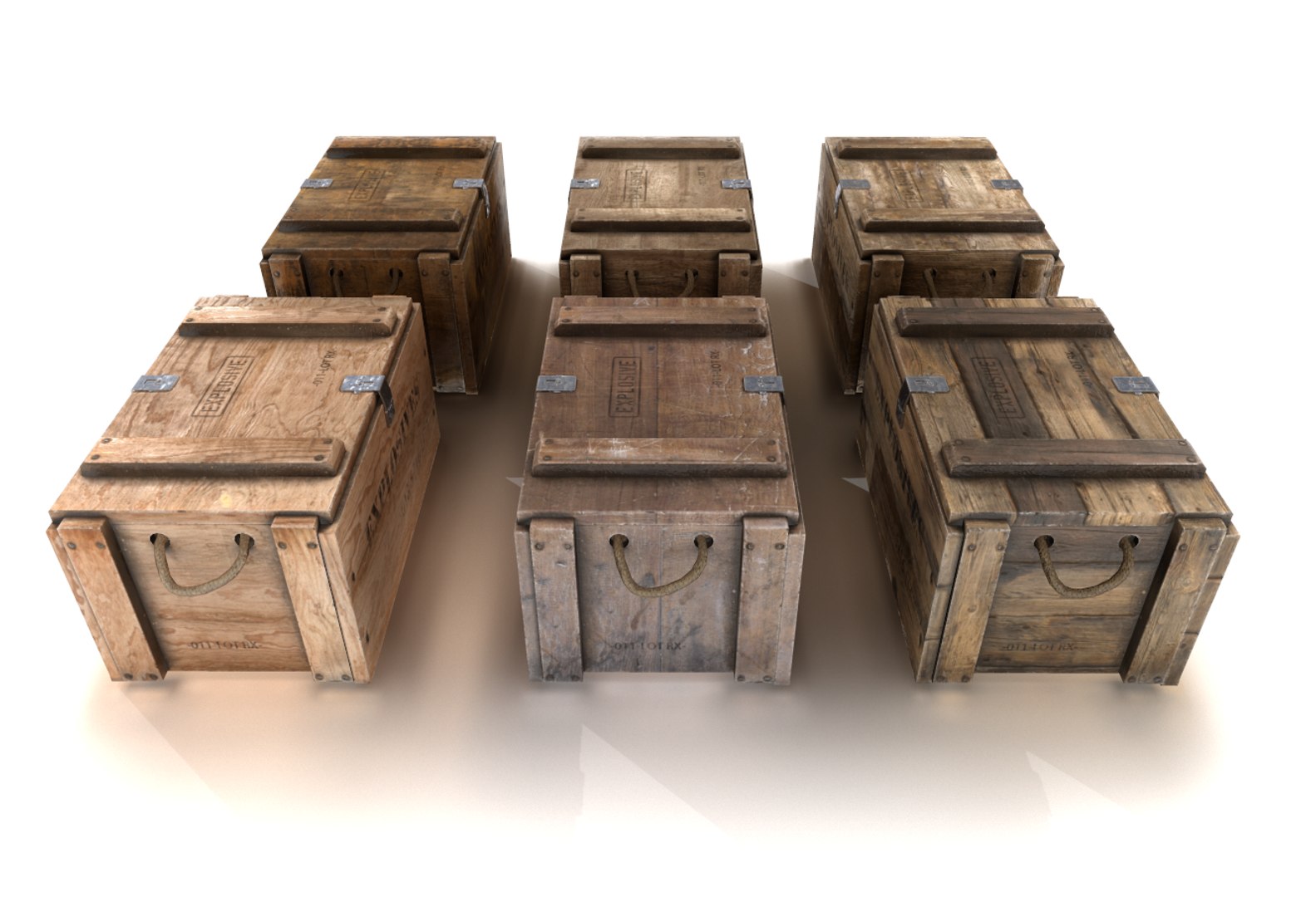 Crate Explosives 3D Model - TurboSquid 1266758