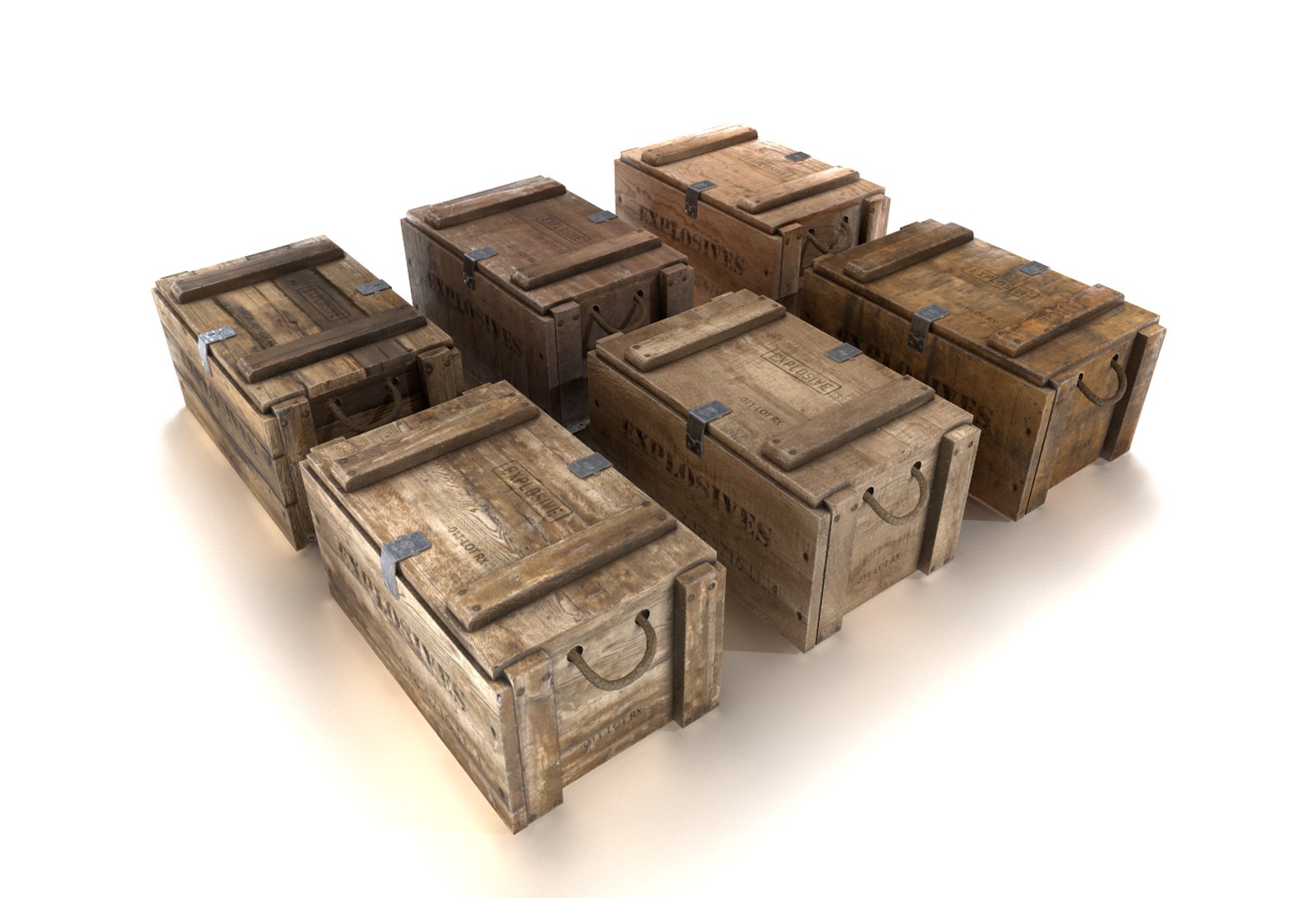 Crate Explosives 3D Model - TurboSquid 1266758