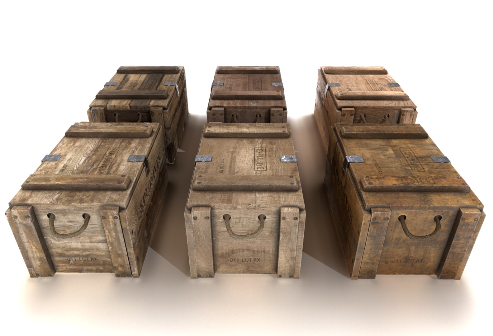 Crate Explosives 3D Model - TurboSquid 1266758