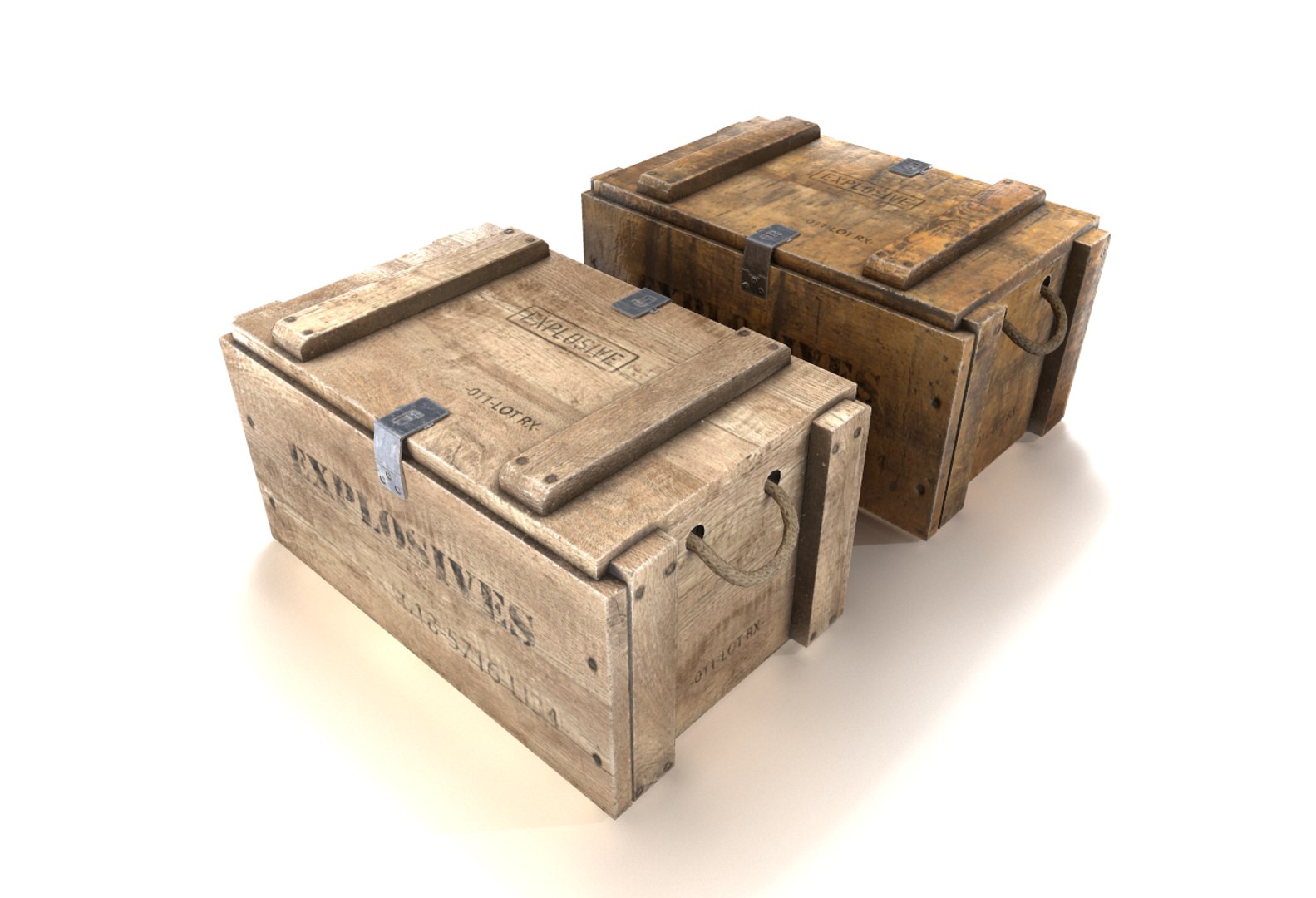 Crate Explosives 3D Model - TurboSquid 1266758