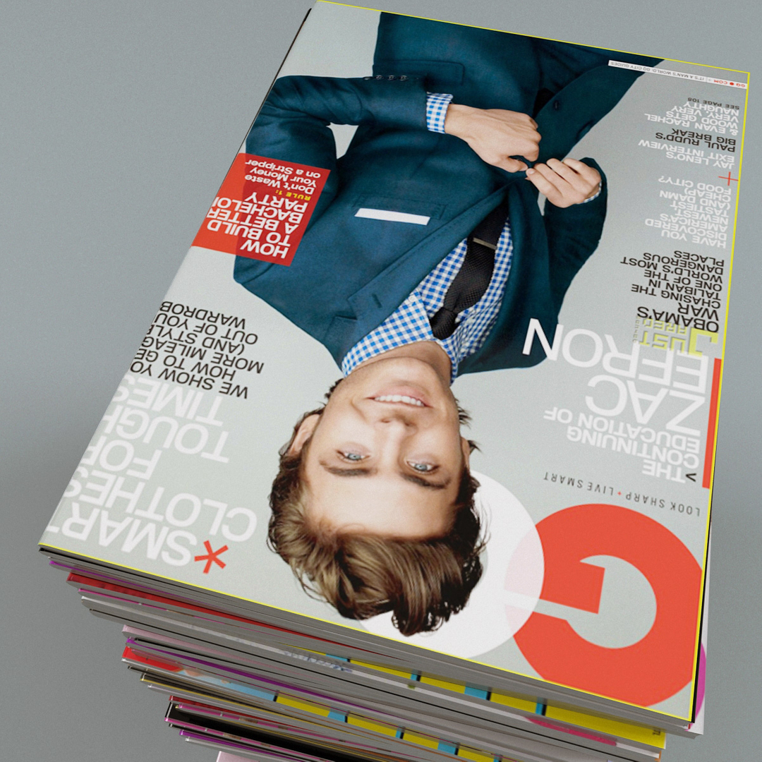 3d magazines set modelled