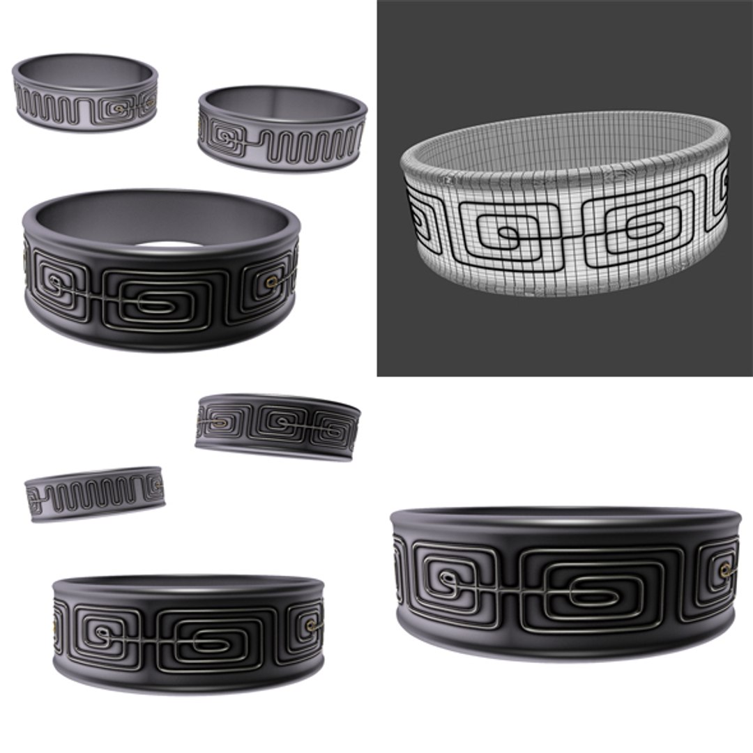 Free Ring Runic Maze 3D Model - TurboSquid 1500971