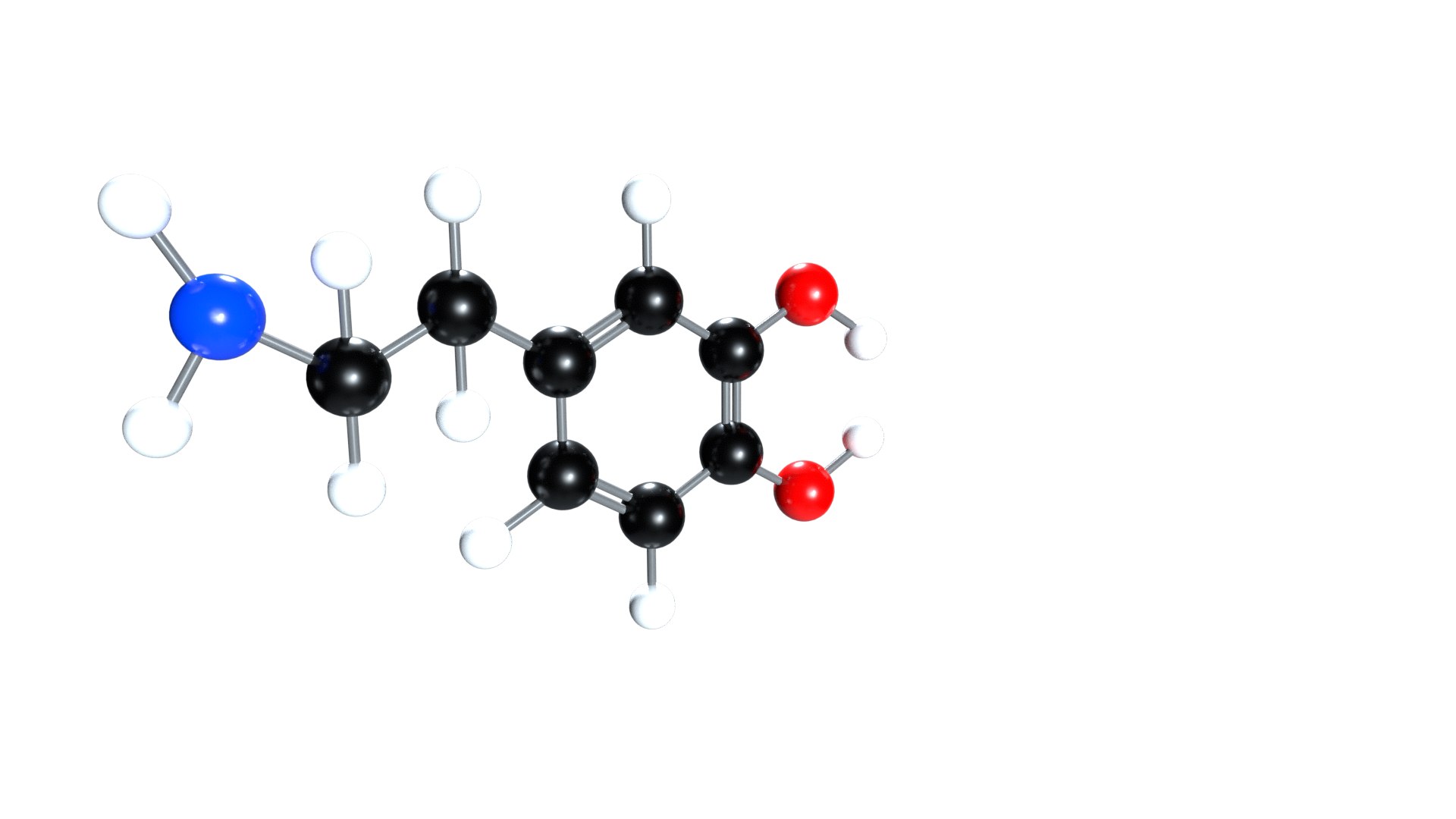 3D Dopamine Molecule - TurboSquid 2210627
