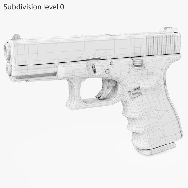 총 글록 19 gen4 3D 모델 - TurboSquid 1002958