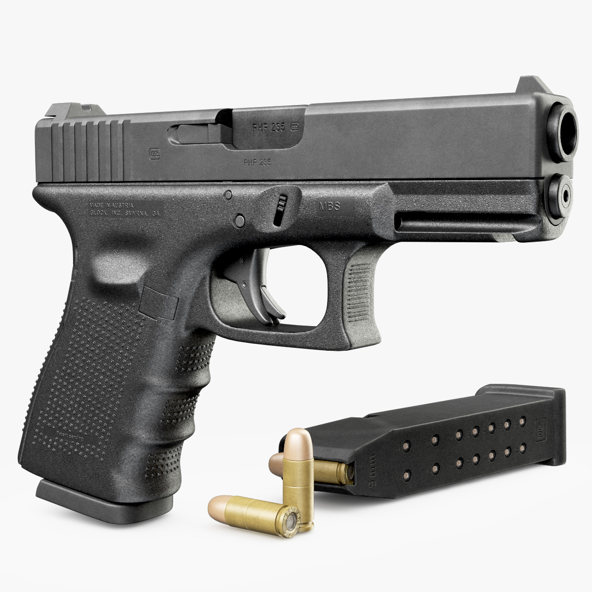 Gun Glock 19 gen43D模型 - TurboSquid 1002958