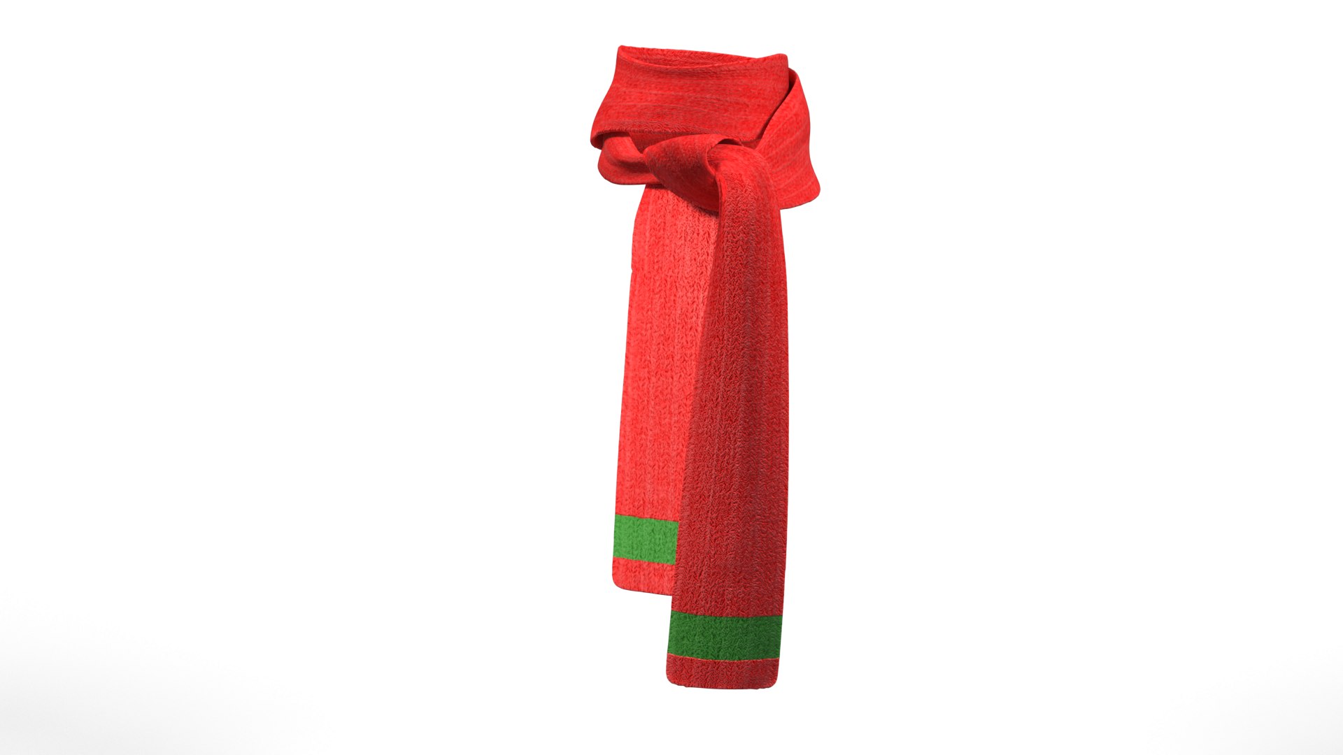Realistical Christmas Scarf 3D Model - TurboSquid 1549143