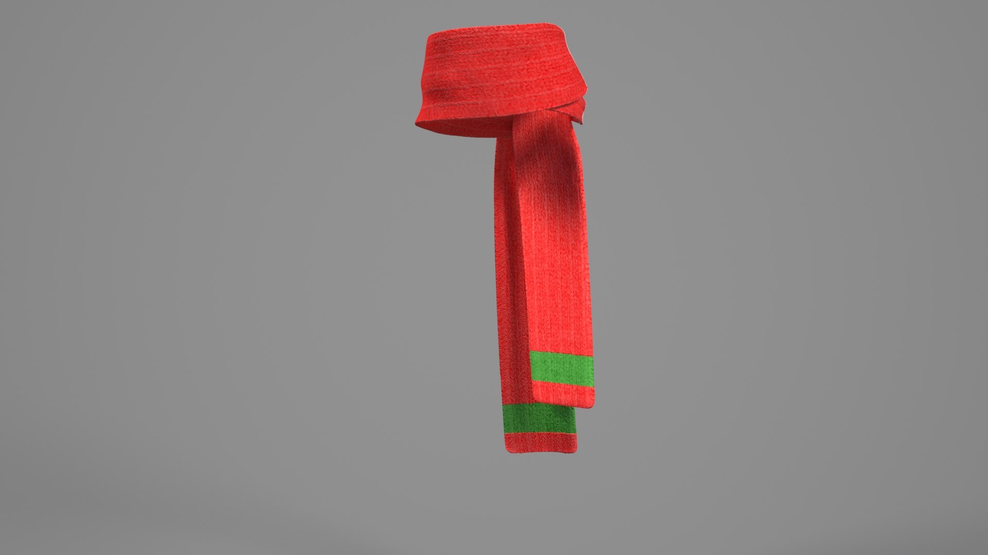 Realistical Christmas Scarf 3D Model - TurboSquid 1549143