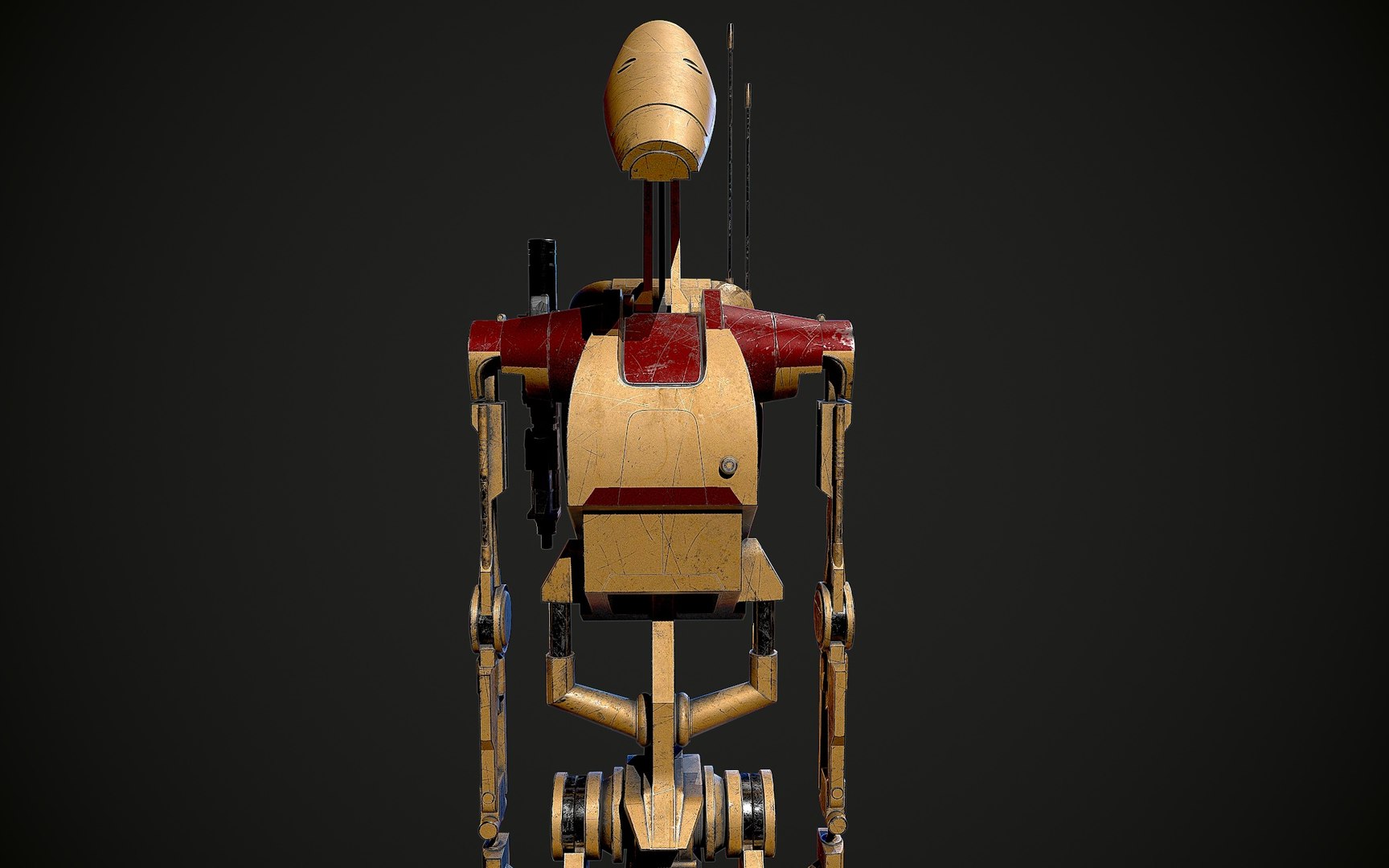 B1 Battle Droid 3D - TurboSquid 2050575