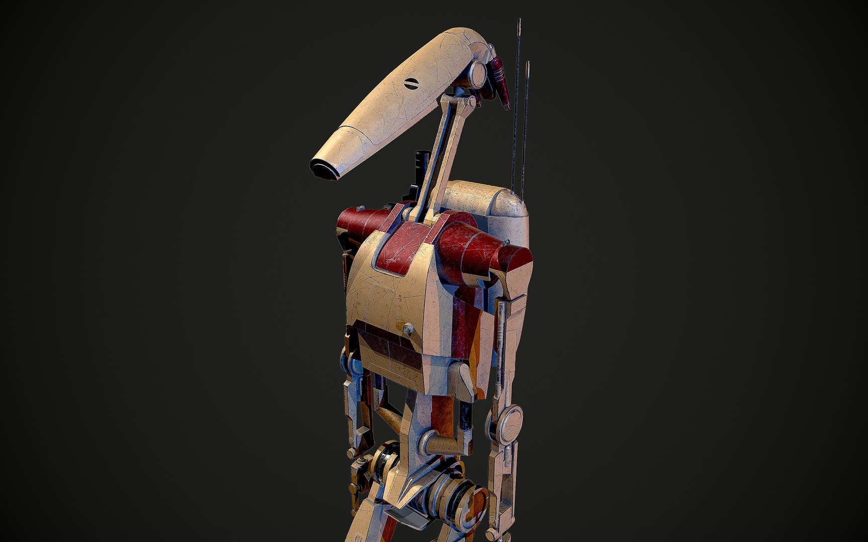 B1 Battle Droid 3D - TurboSquid 2050575