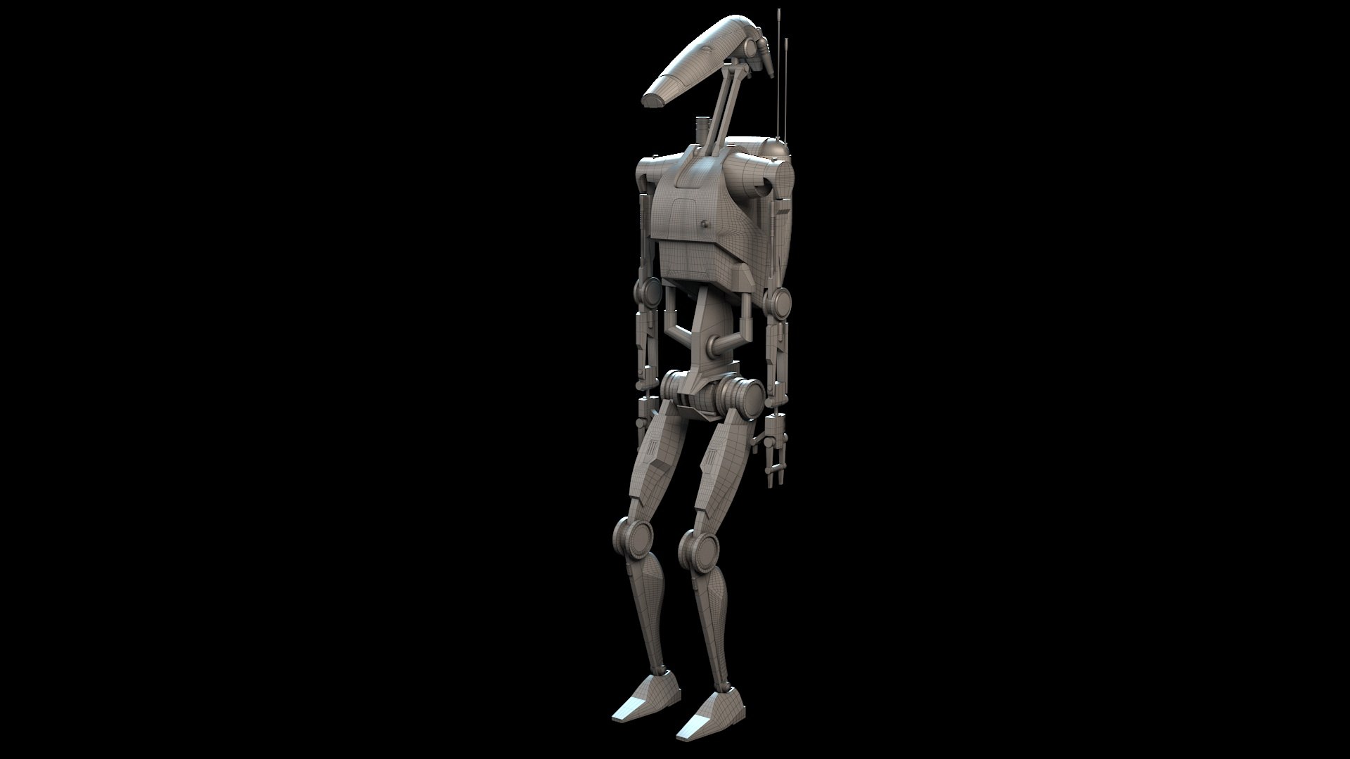 B1 Battle Droid 3D - TurboSquid 2050575