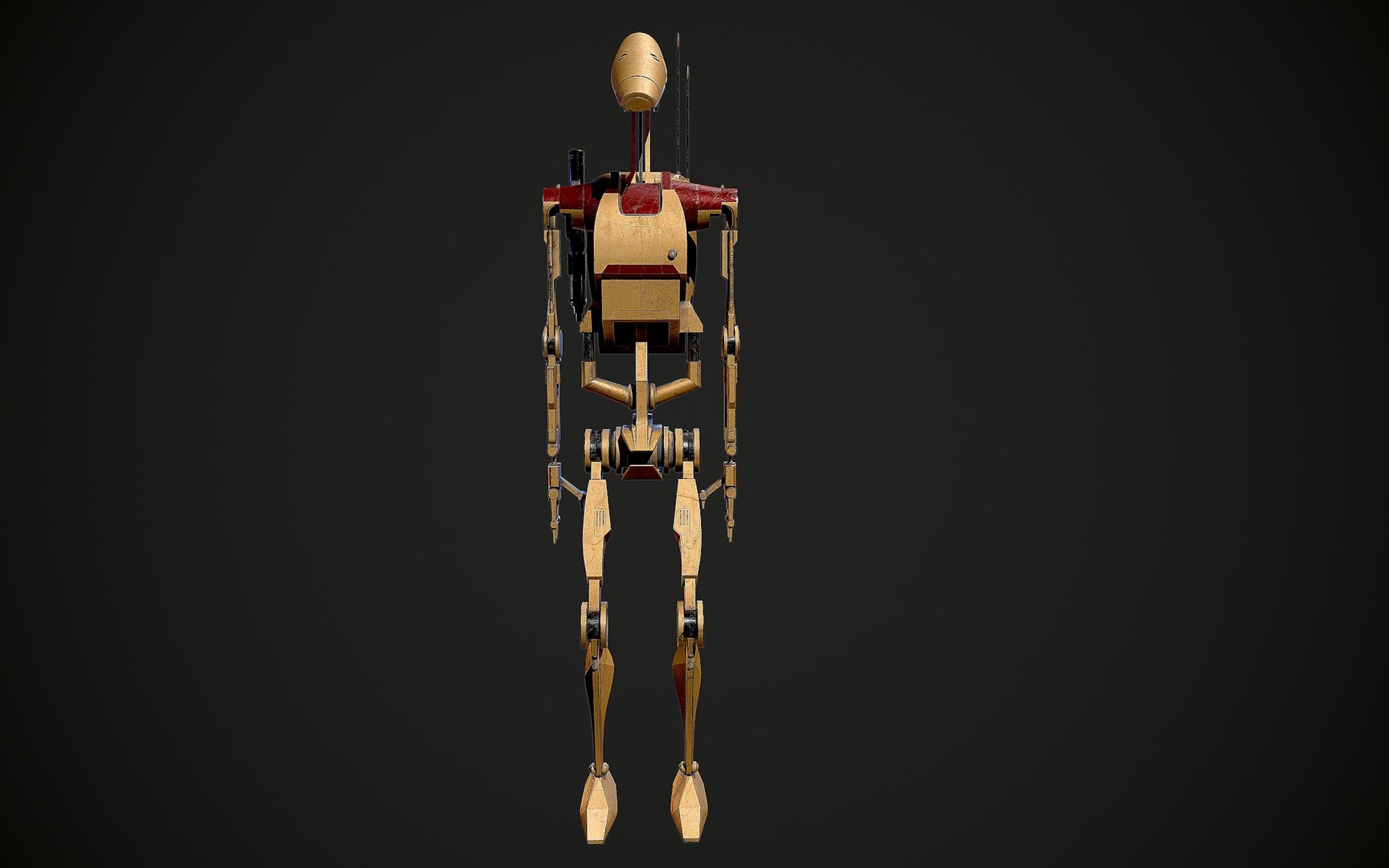 B1 Battle Droid 3D - TurboSquid 2050575