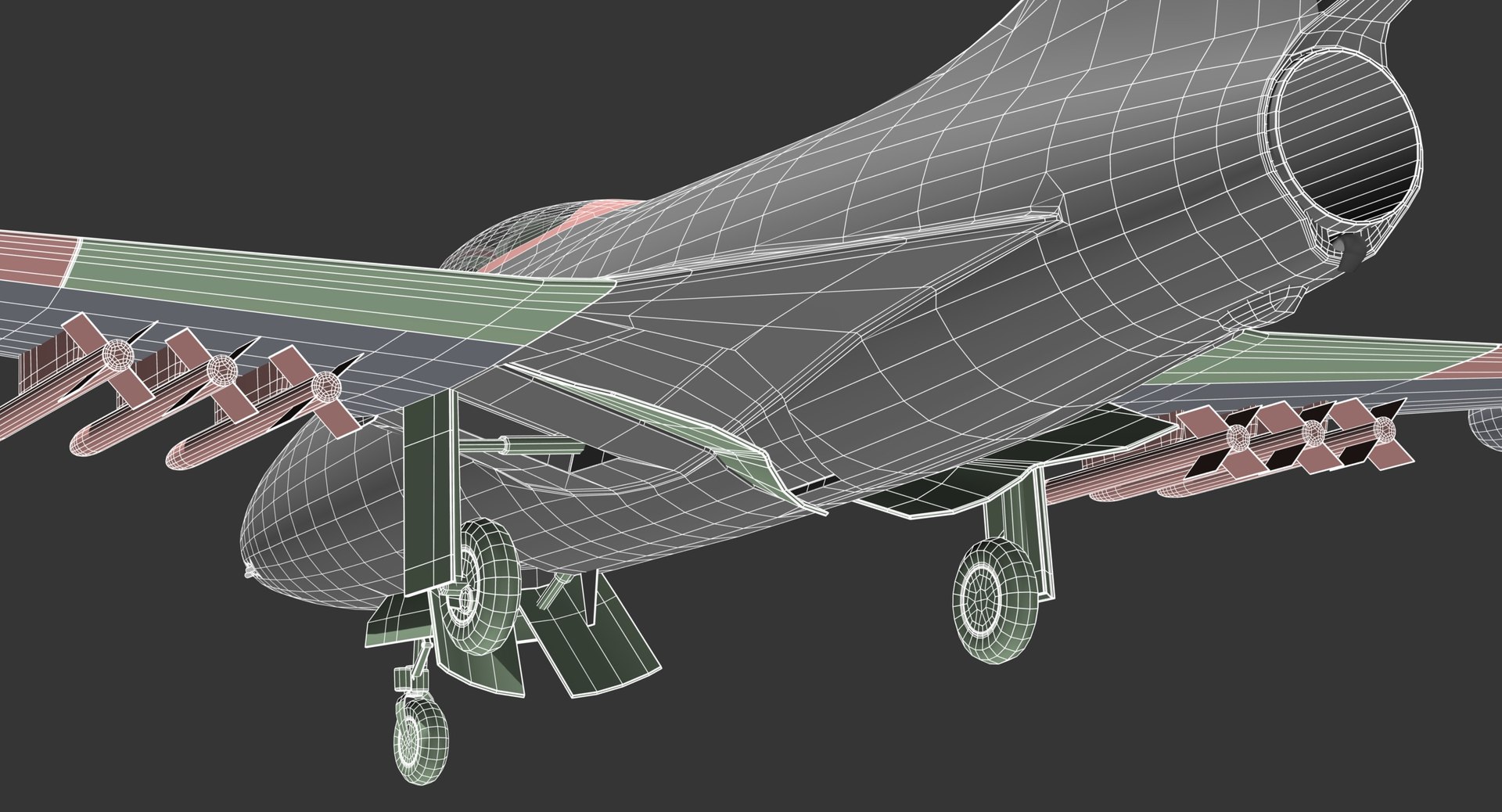 Grumman F9F Panther VMA223 3D - TurboSquid 2030027
