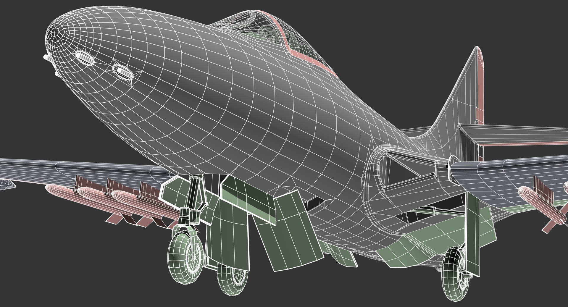 Grumman F9F Panther VMA223 3D - TurboSquid 2030027