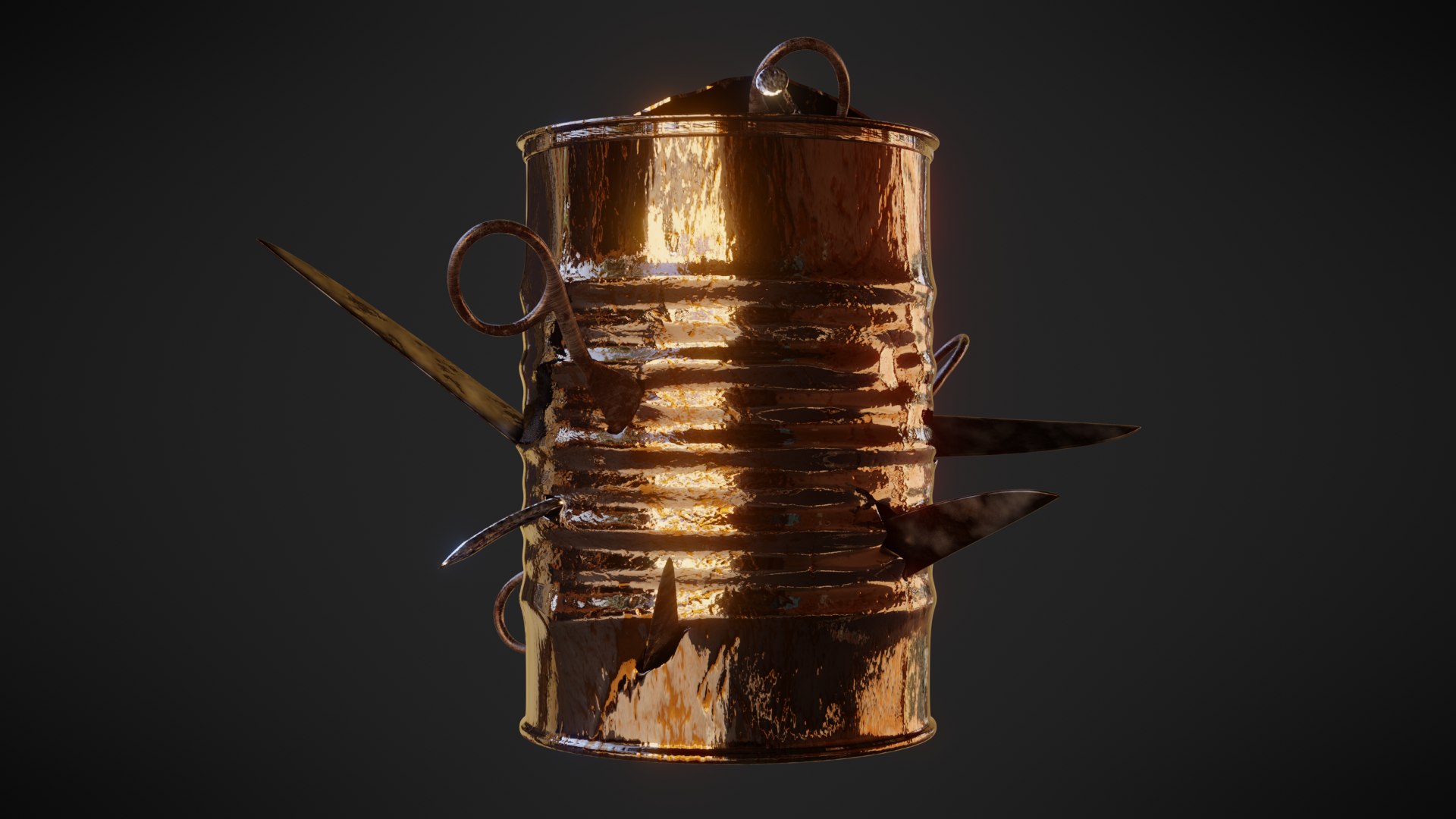 Nail Bomb 3D Model - TurboSquid 1598634